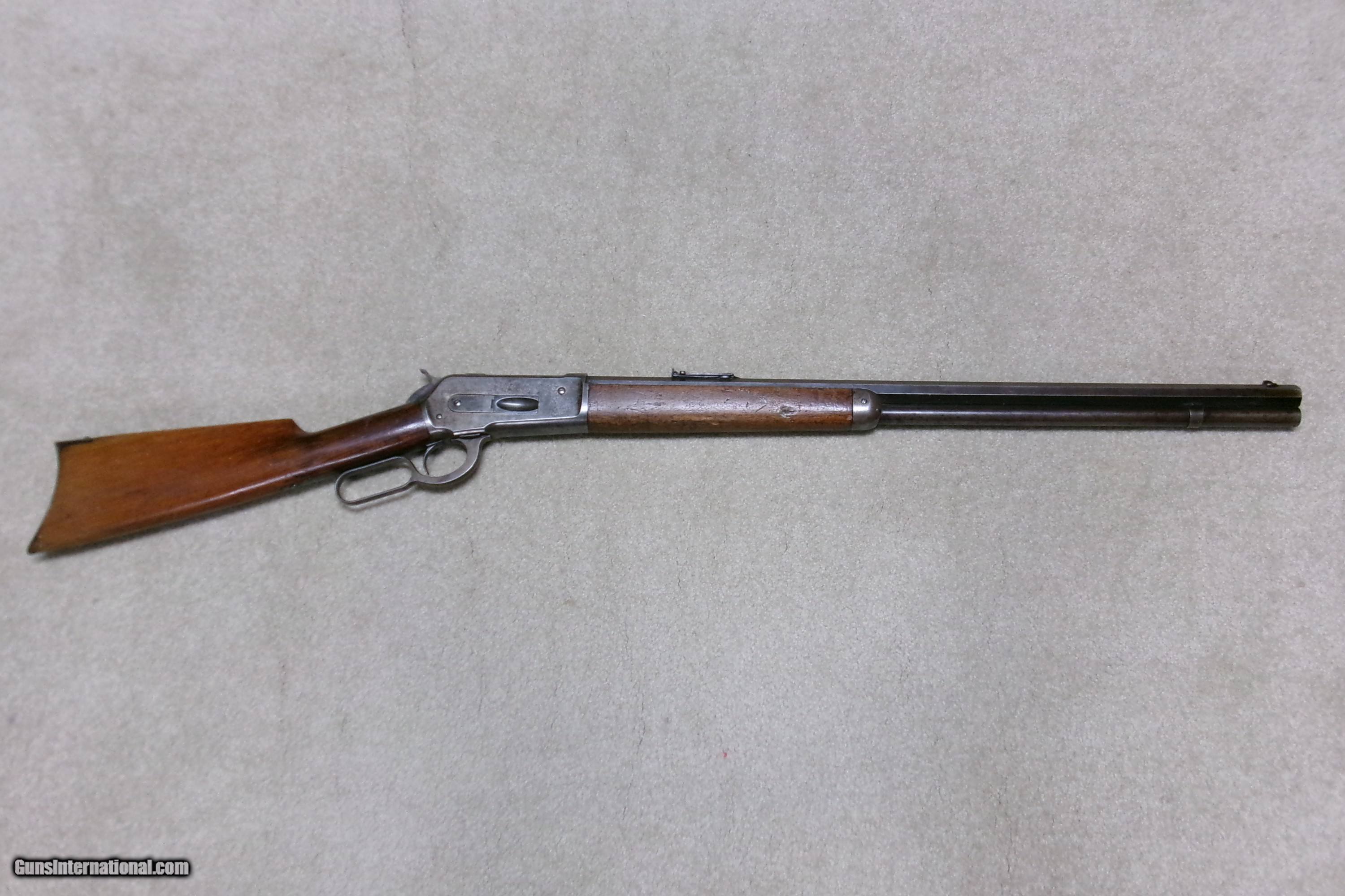 CLASSIC EARLY 1886 .45-70 OCTAGON RIFLE, #53XXX, MADE 1891