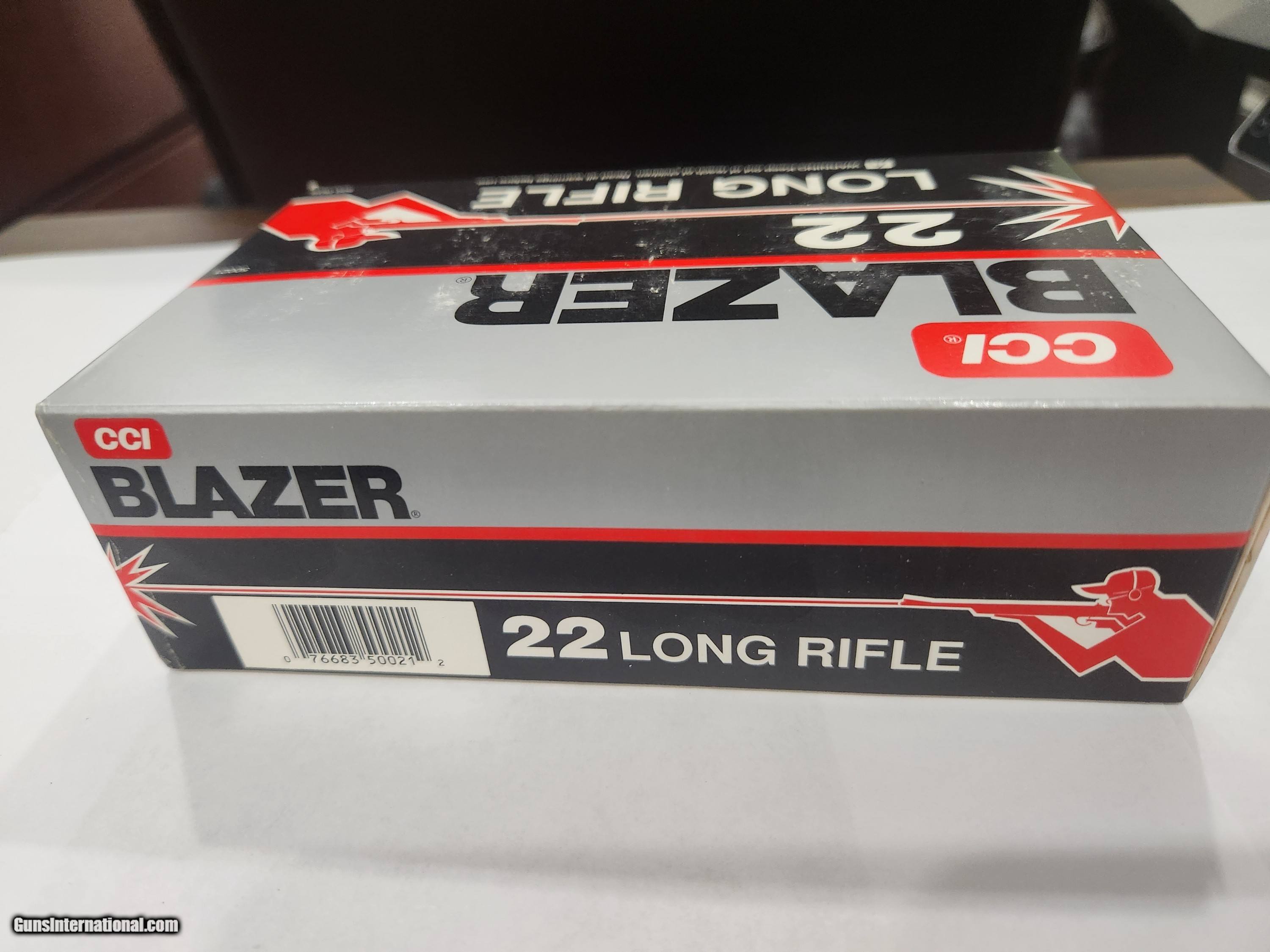 Vintage Ammo CCI Blazer 22lr 1 brick 10 boxes 500rds
