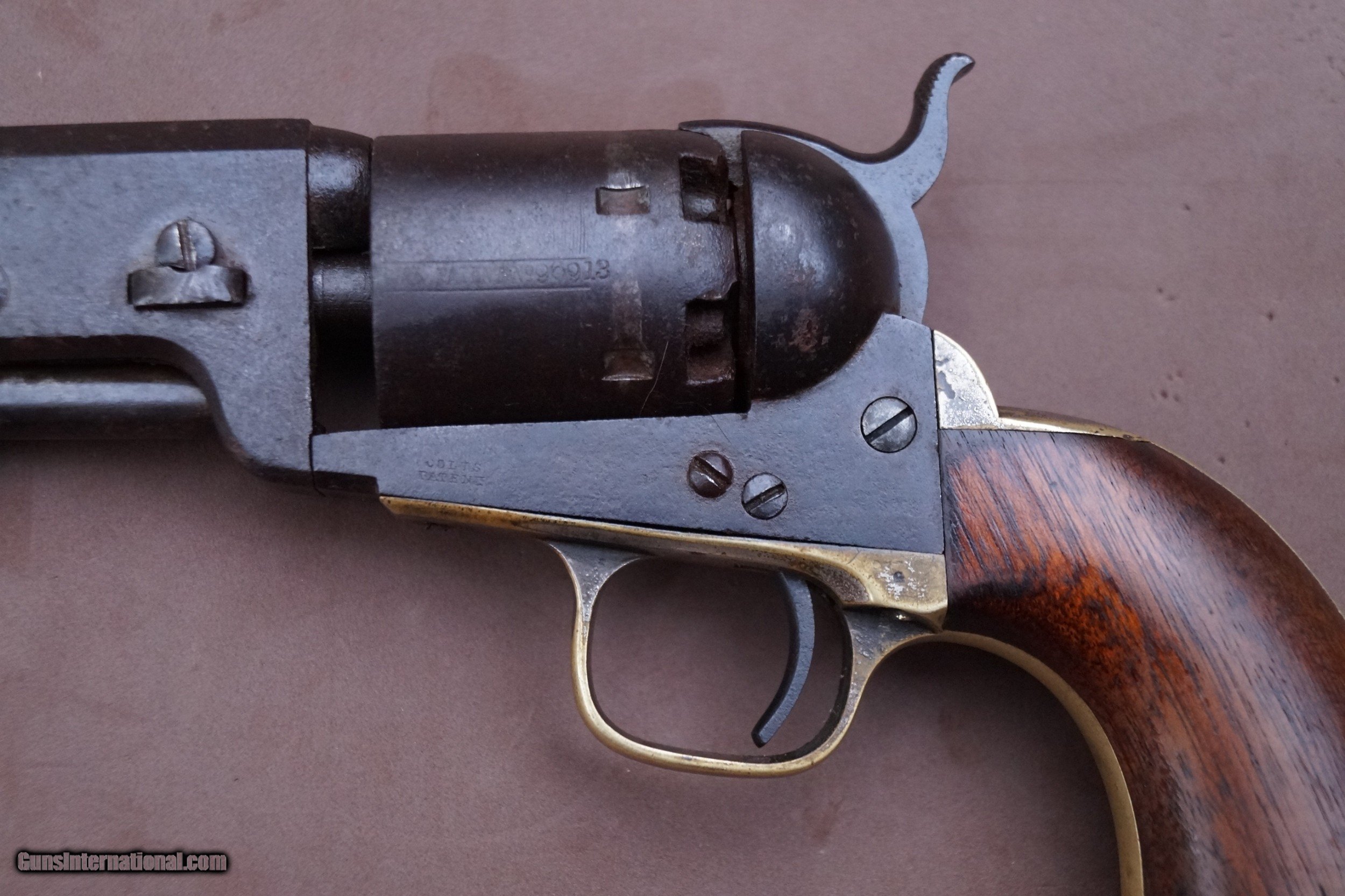 Colt Model 1851 Navy Revolver Made in 1860 w/Hartford Address in Prime ...