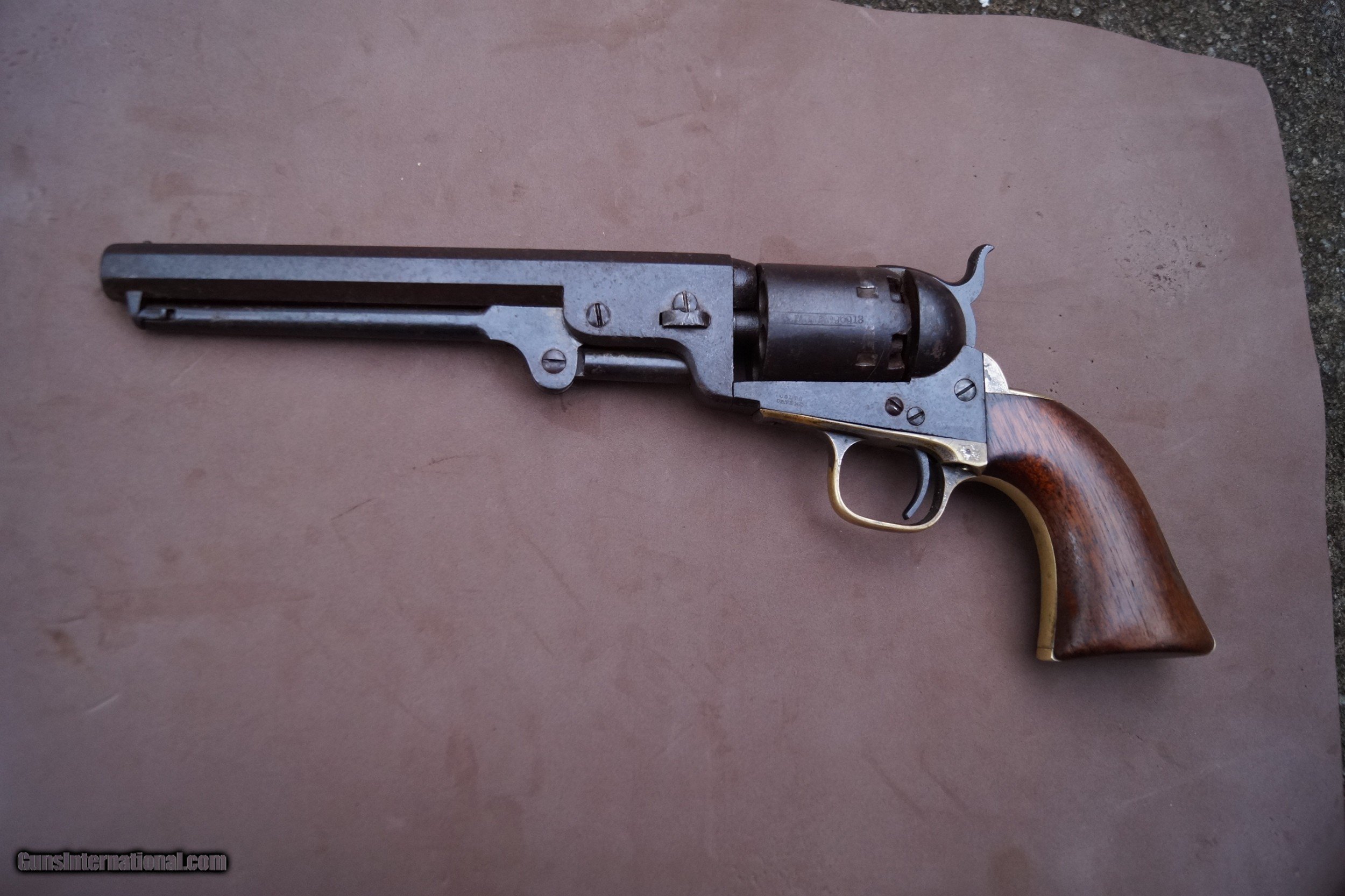 Colt Model 1851 Navy Revolver Made in 1860 w/Hartford Address in Prime ...
