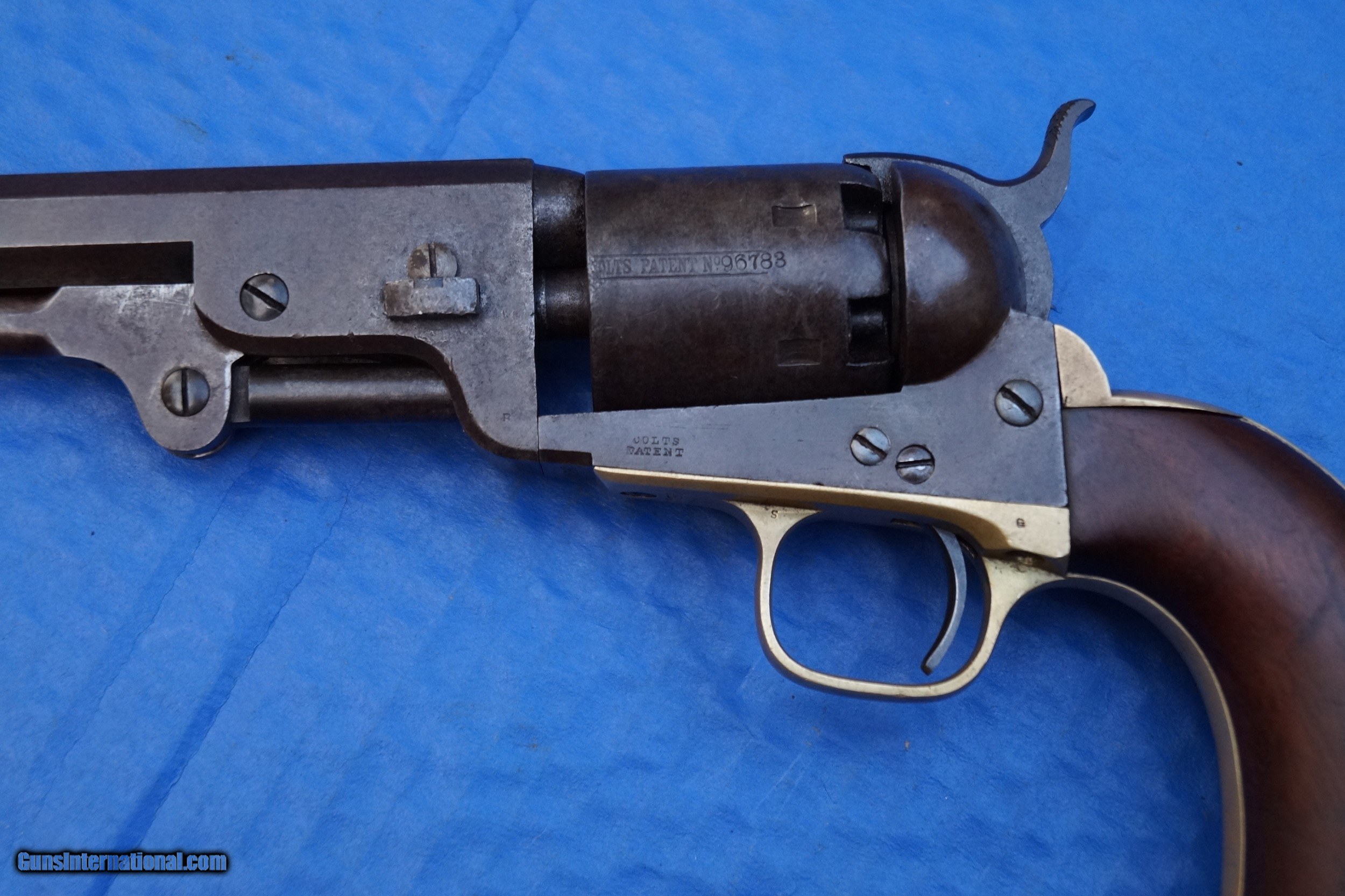 Confederate Colt 1851 Navy Revolver Made in 1860 w/ Hartford Address ...