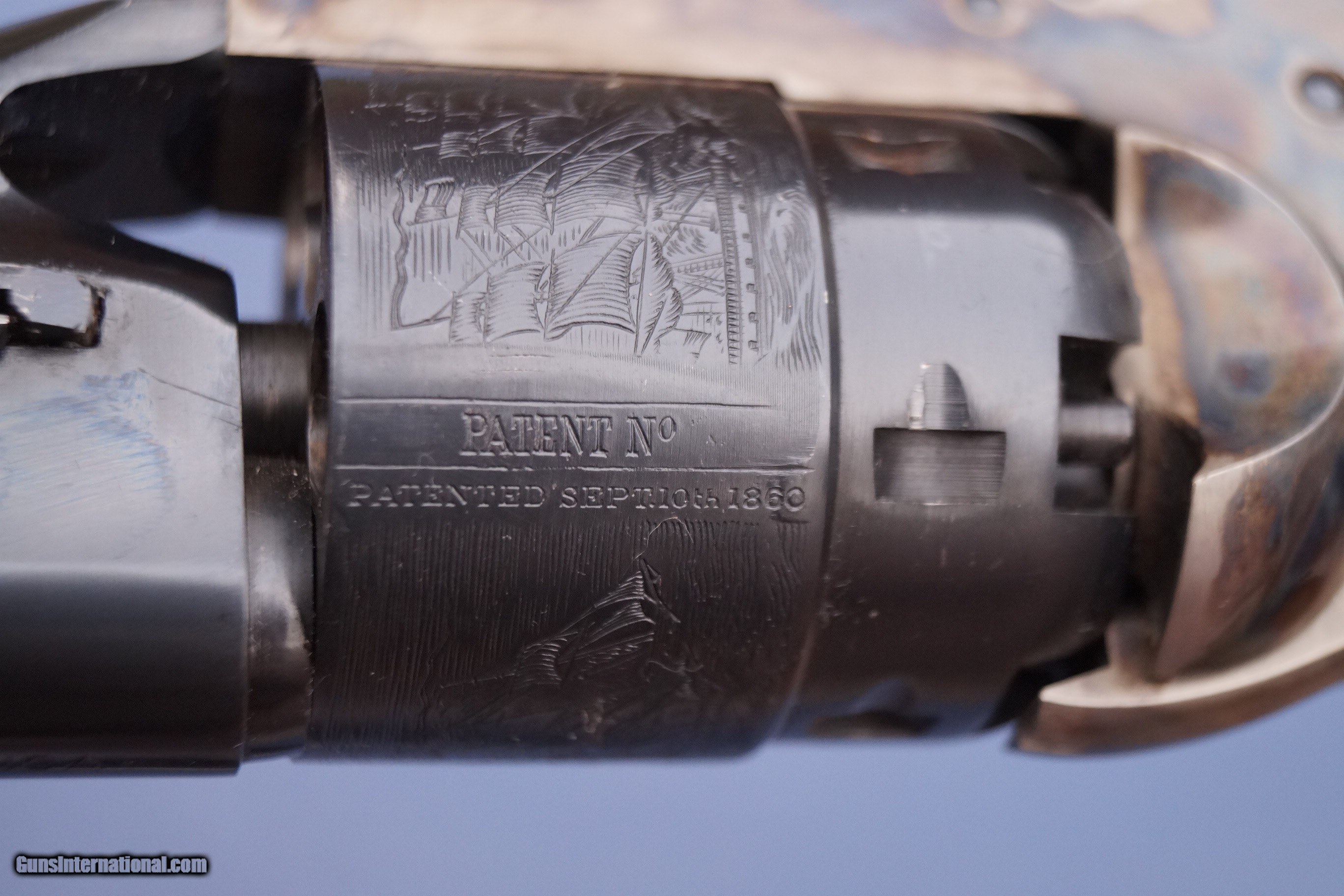 Minty Colt 1860 Percussion Revolver with Colt Markings by Armi San Marco