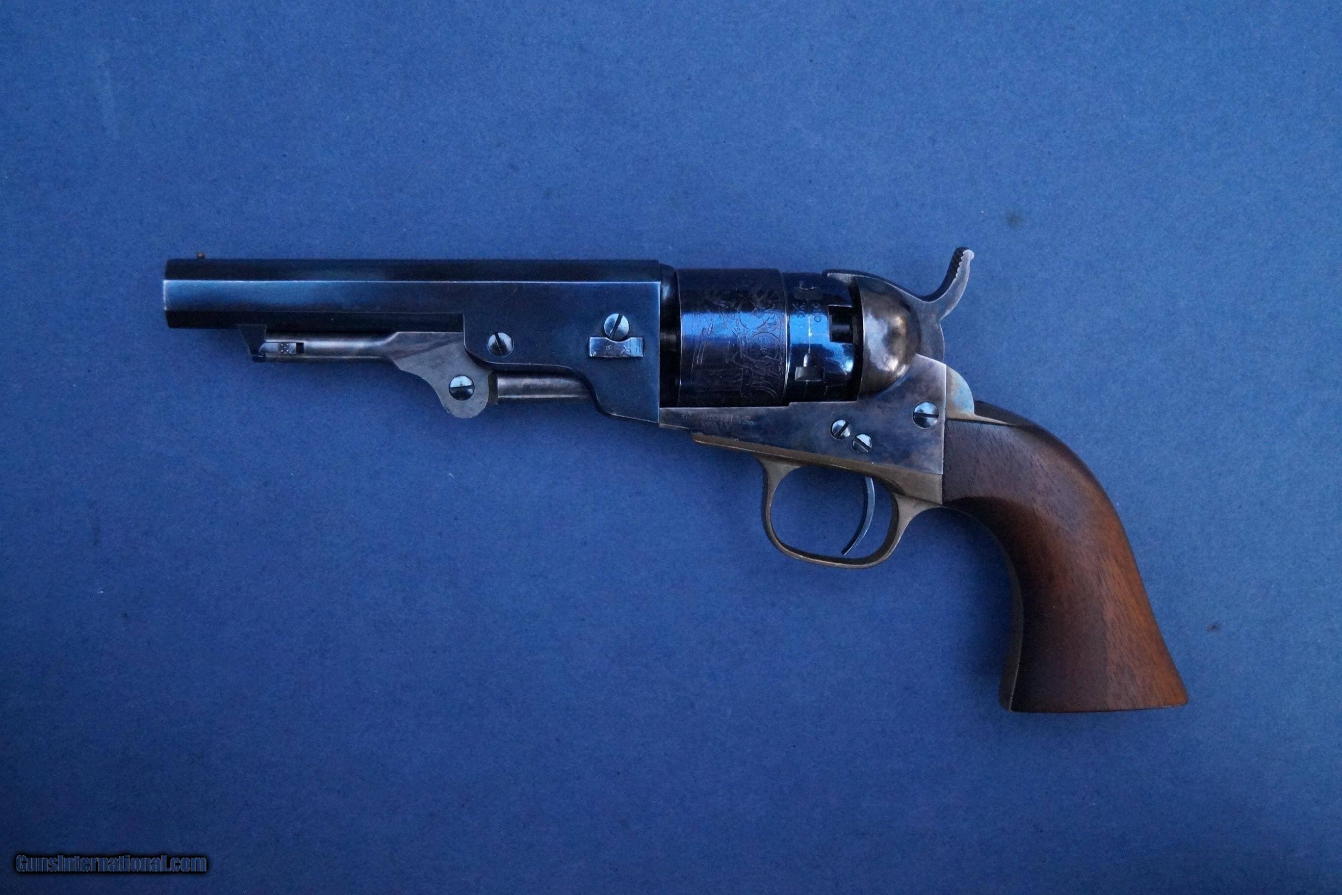 Nice High Quality Colt 1862 Pocket Navy Revolver, Charcoal Blue ...
