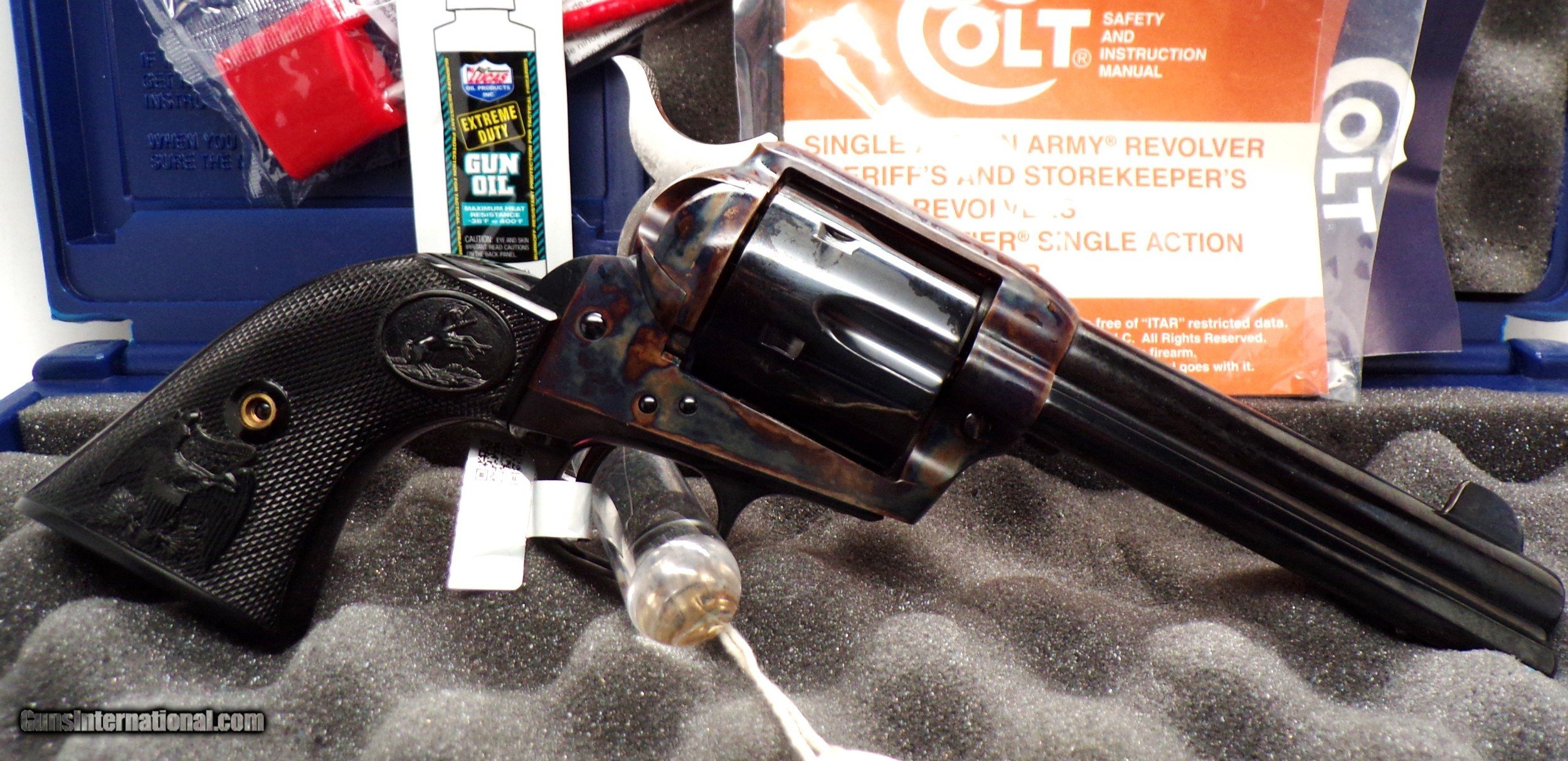 BRAND NEW COLT SAA 4 3/4" .45 CALIBER BLUE CASE COLOR PERFECT