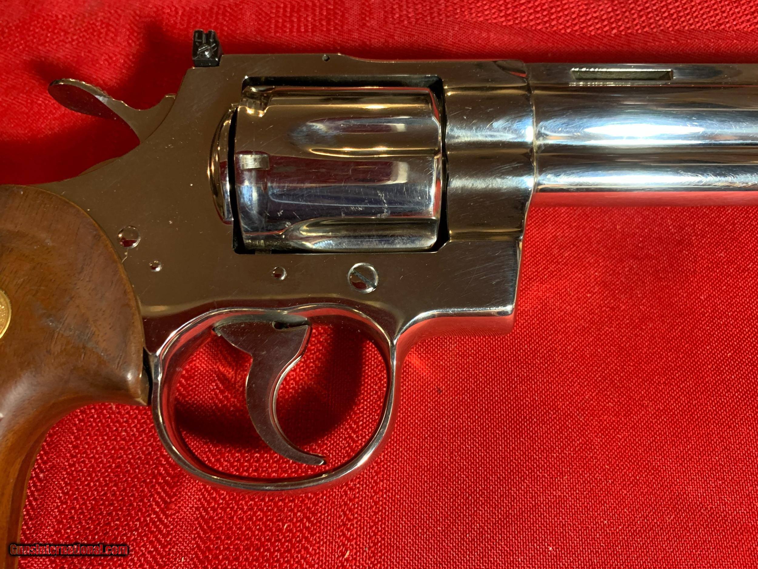 Colt Python 8" Nickel 1981