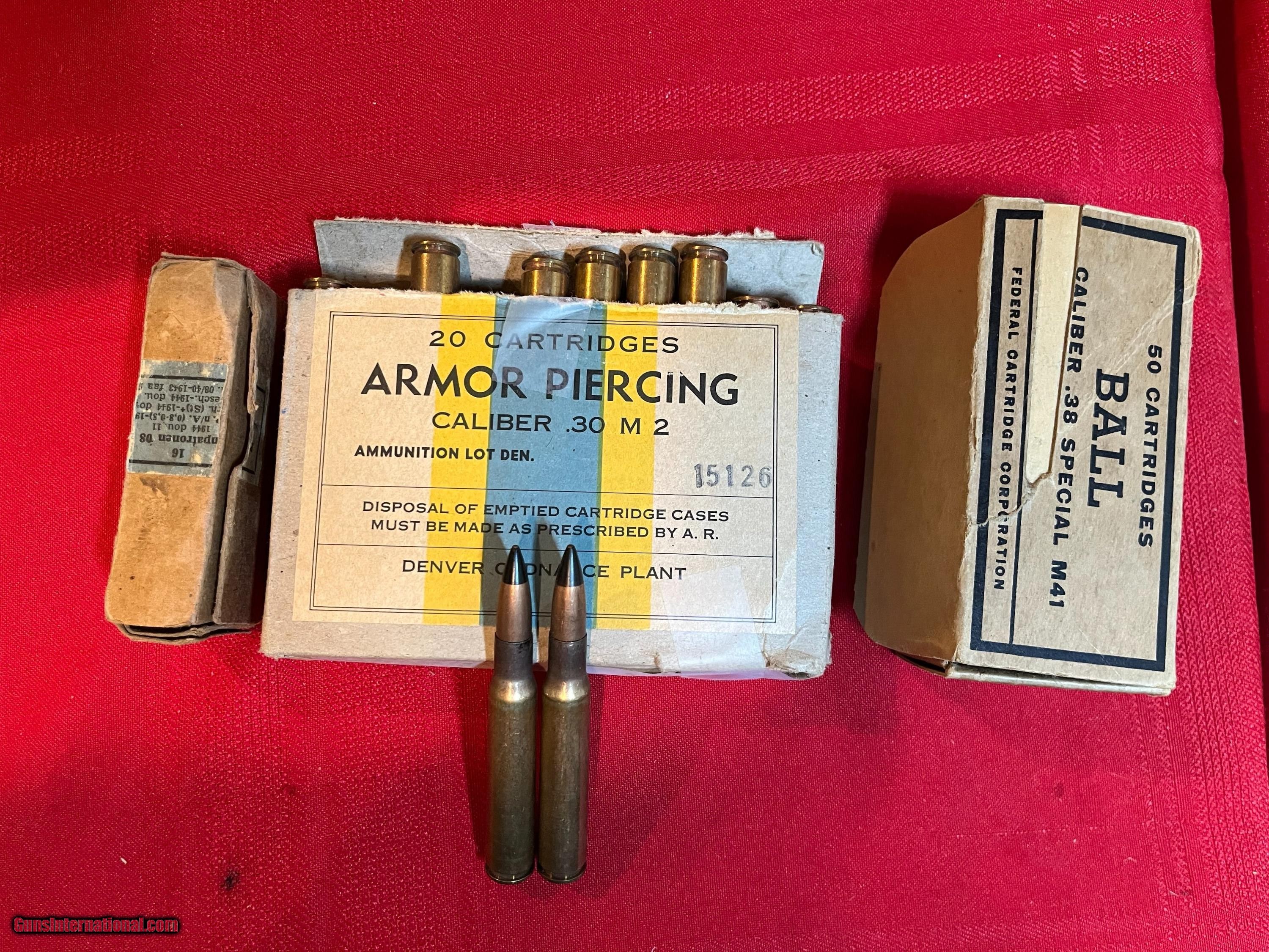 Armor Piercing M-2 38 Ball for sale