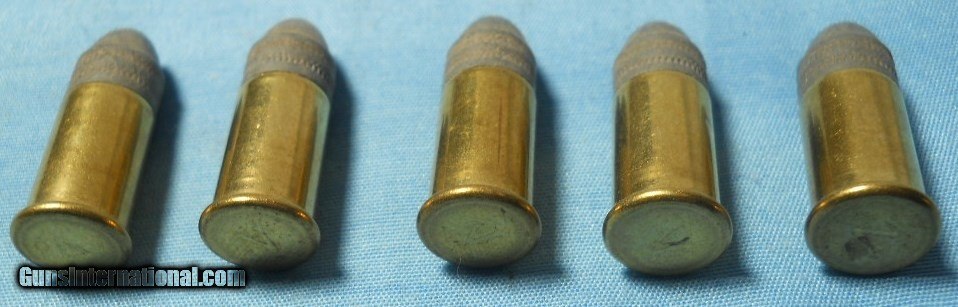 * Vintage AMMO NAVY ARMS 32 SHORT RIMFIRE RF 5 ROUNDS