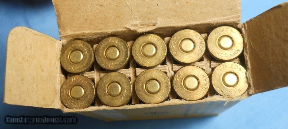 * Vintage KYNOCH 405 WINCHESTER AMMO FULL BOX NOS