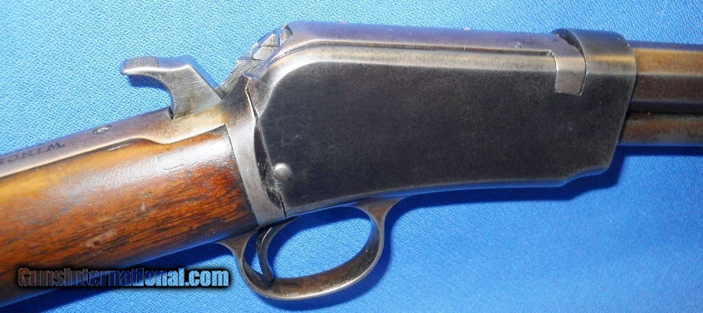 * Vintage 1890 WINCHESTER 22 LONG CAL. PUMP ACTION RIFLE 1908