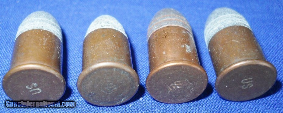 Vintage AMMO 41 RF RIMFIRE US HEAD STAMP 4 CARTRIDGES