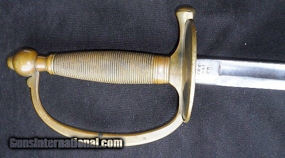 * Antique ORIGINAL C. ROBY 1863 CIVIL WAR NCO SWORD F.S.S.