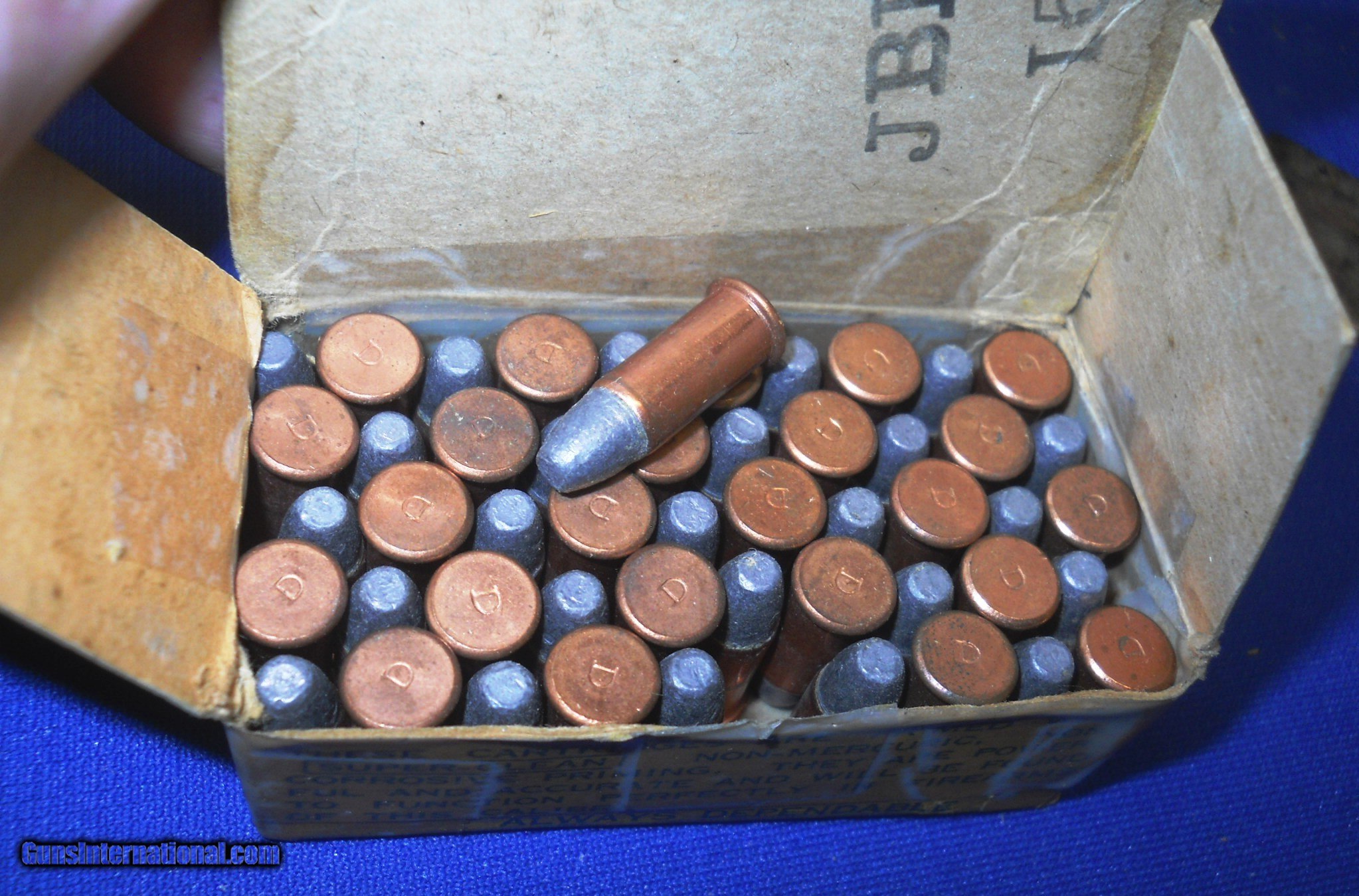 * Vintage AMMO STEVENS .25 RF RIM FIRE SHORT CIL CLEAN FULL BOX 50