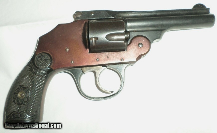 VINTAGE IVER JOHNSON .38 S&W TOP BREAK DOUBLE ACTION REVOLVER