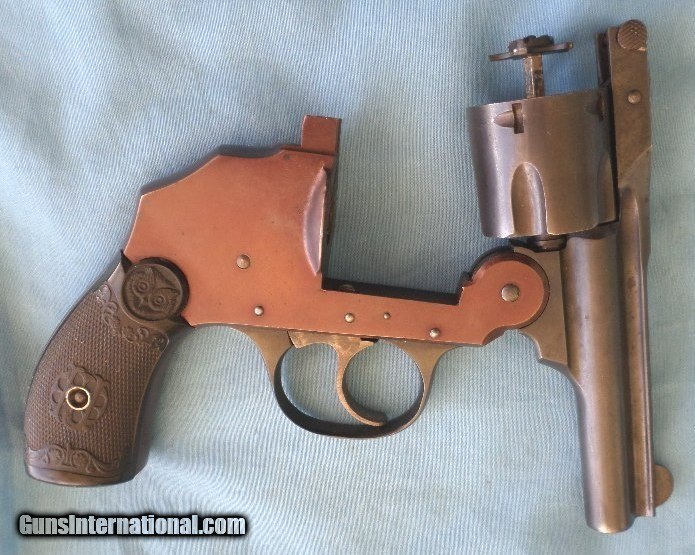 VINTAGE IVER JOHNSON .38 S&W TOP BREAK DOUBLE ACTION REVOLVER