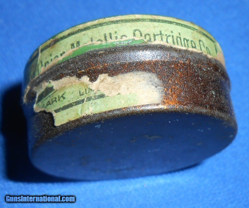 A. VINTAGE UMC PERCUSSION CAPS GROUNDED EDGE NEAR FULL