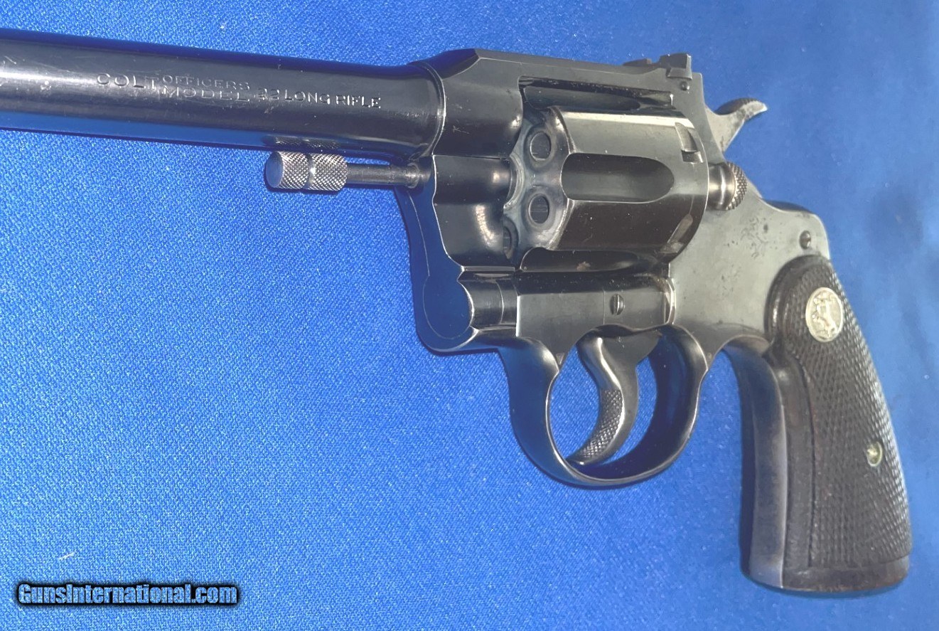 Vintage 1930 1st YEAR COLT OFFICERS TARGET DOUBLE ACTION .22 REVOLVER C ...
