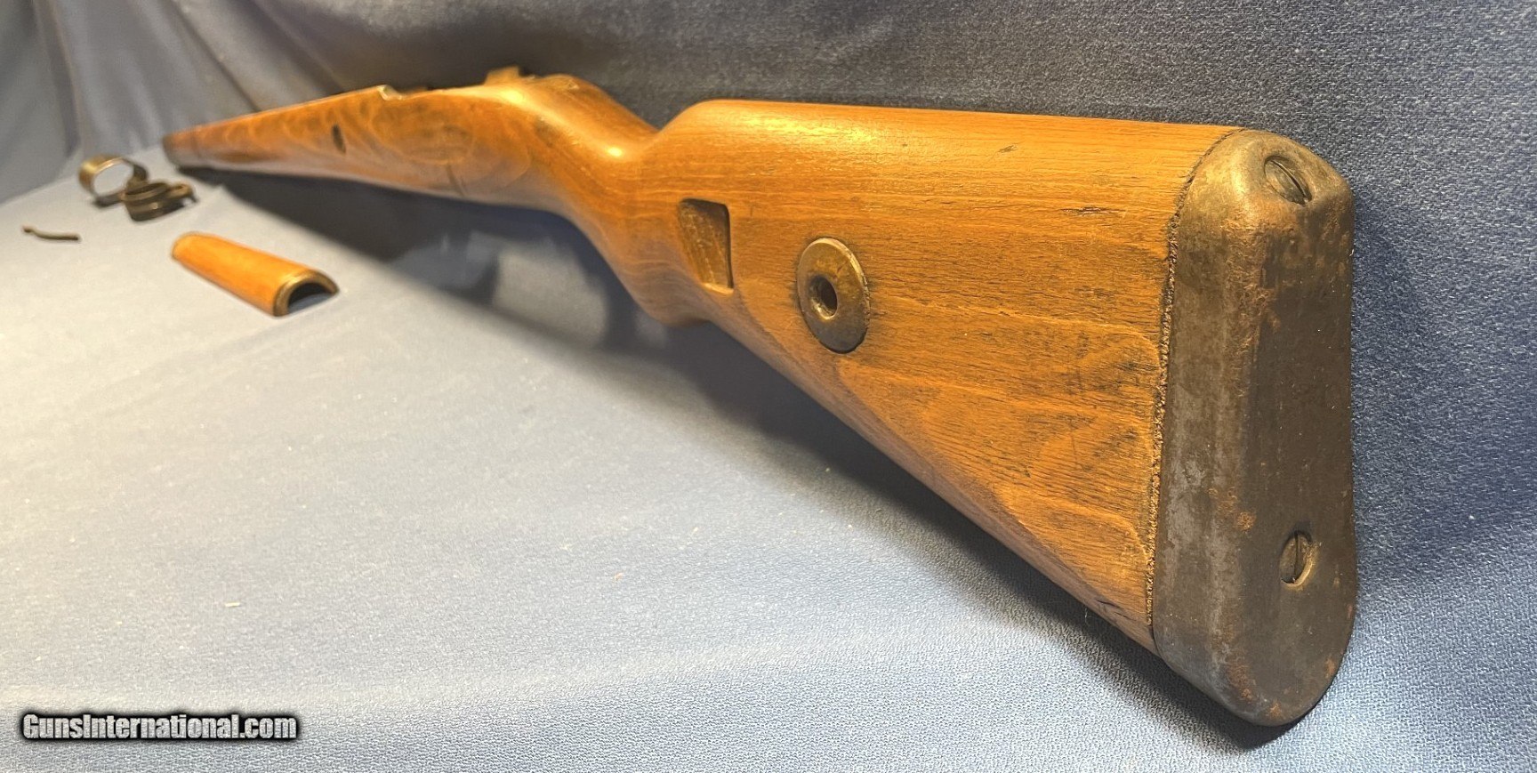 Vintage GERMAN 98 MAUSER MILITARY RIFLE STOCK COMPLETE MATCHING