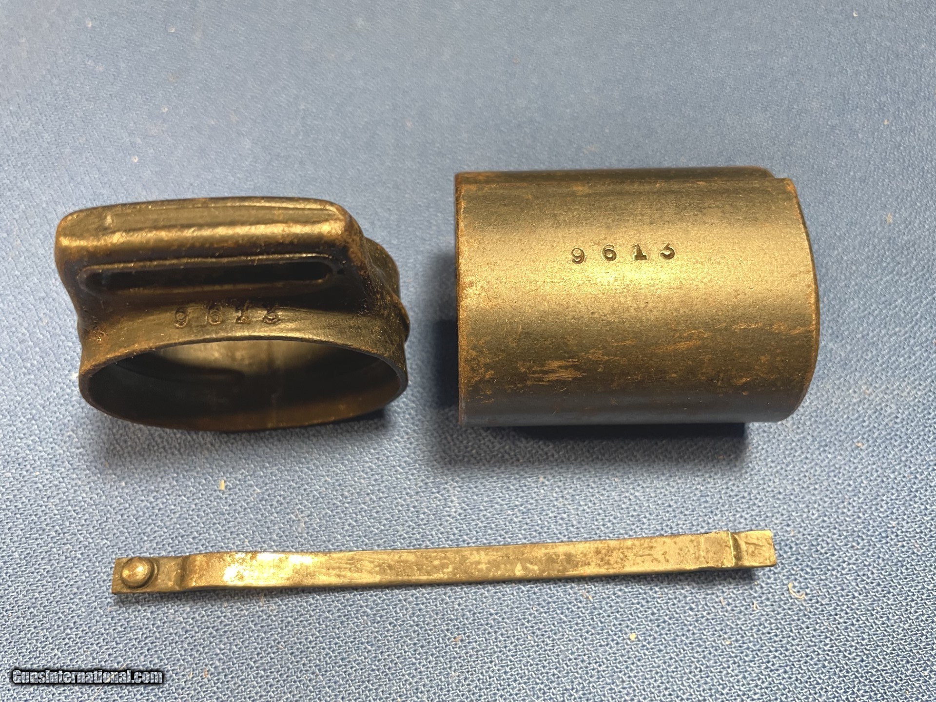 Vintage GERMAN 98 MAUSER MILITARY RIFLE STOCK COMPLETE MATCHING