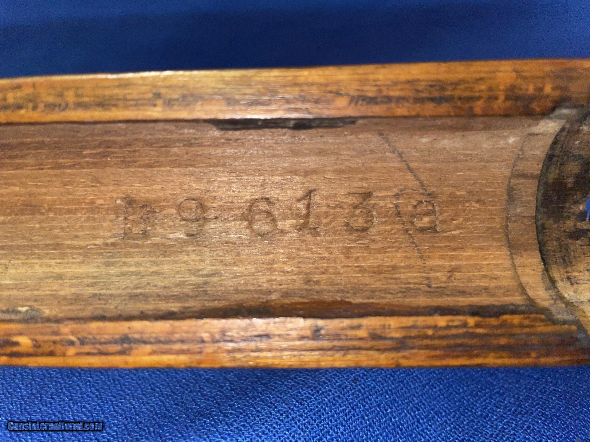 Vintage GERMAN 98 MAUSER MILITARY RIFLE STOCK COMPLETE MATCHING