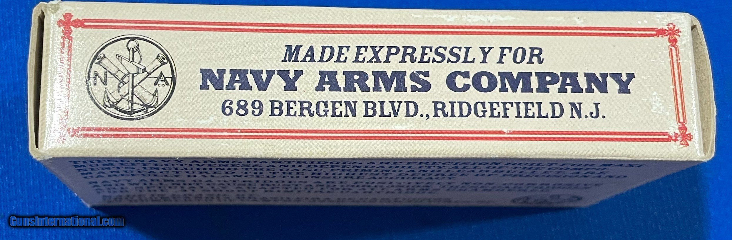 Vintage NAVY ARMS .41 RIMFIRE AMMO FULL 50 ROUNDS.