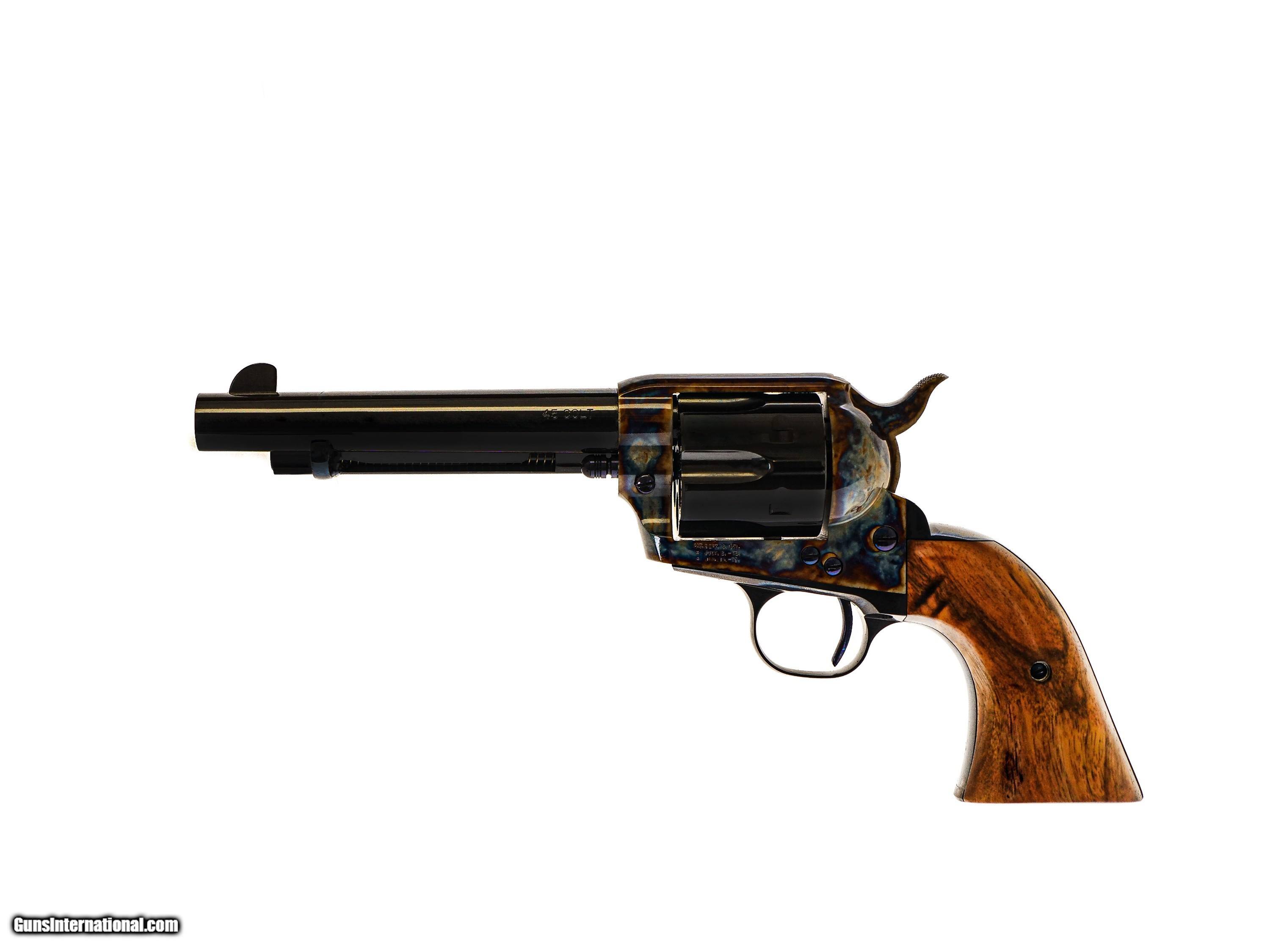 Standard Manufacturing - Single Action Revolver, Case Colored, .45 LC ...