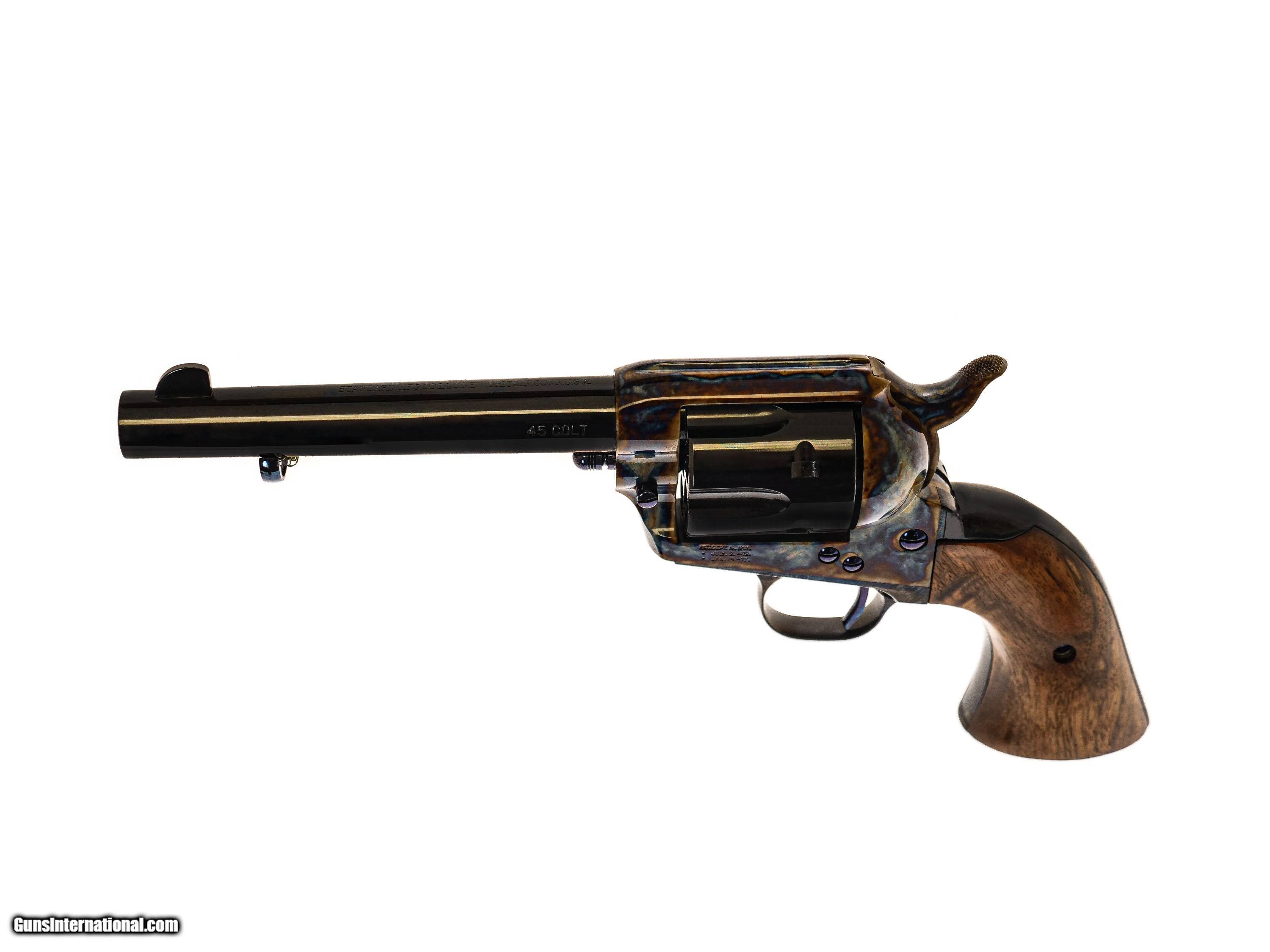 Standard Manufacturing - Single Action Revolver, Case Colored, .45 LC ...