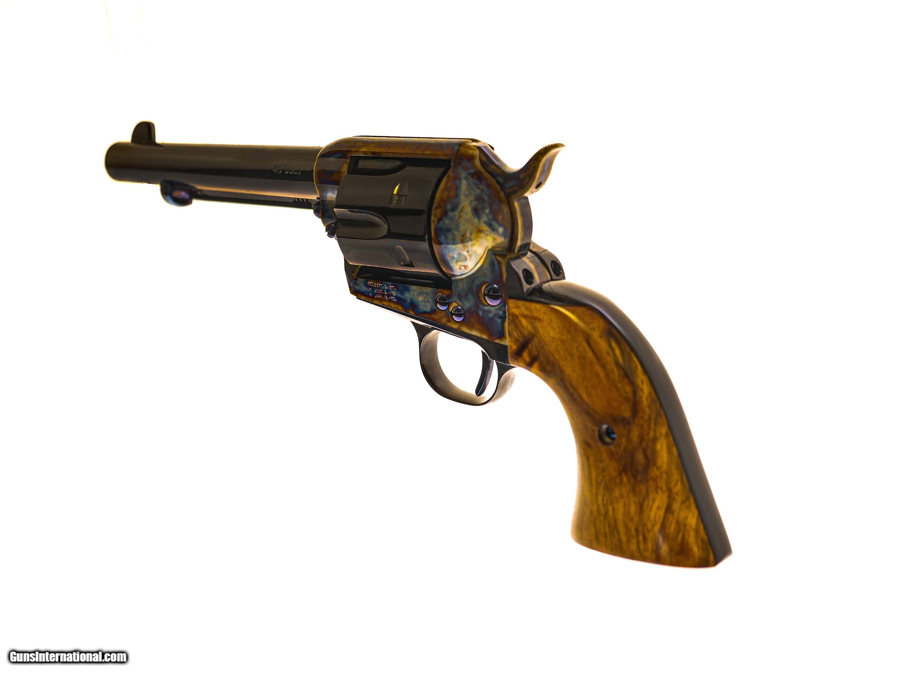 Standard Manufacturing - Single Action Revolver, Case Colored, .45 LC ...