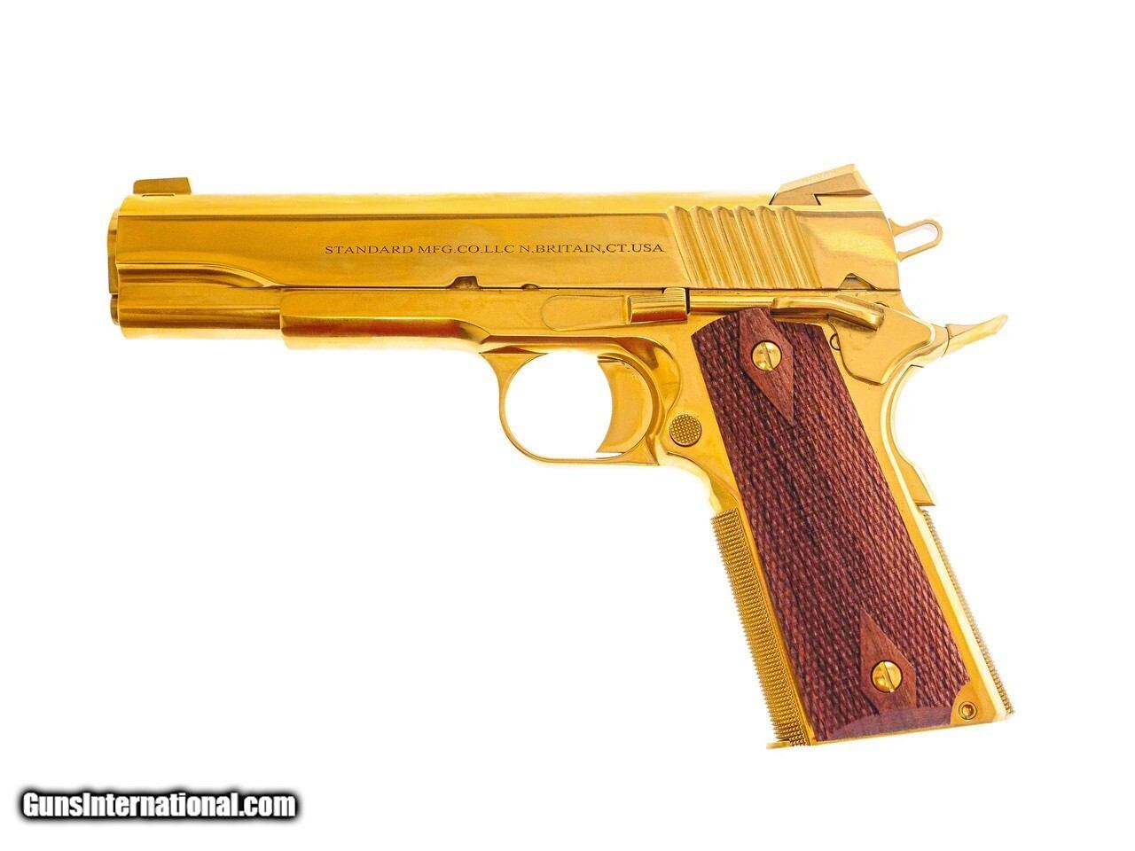 Standard Manufacturing 1911 Titanium Nitride PVD Gold, .45 ACP. FACTORY ...