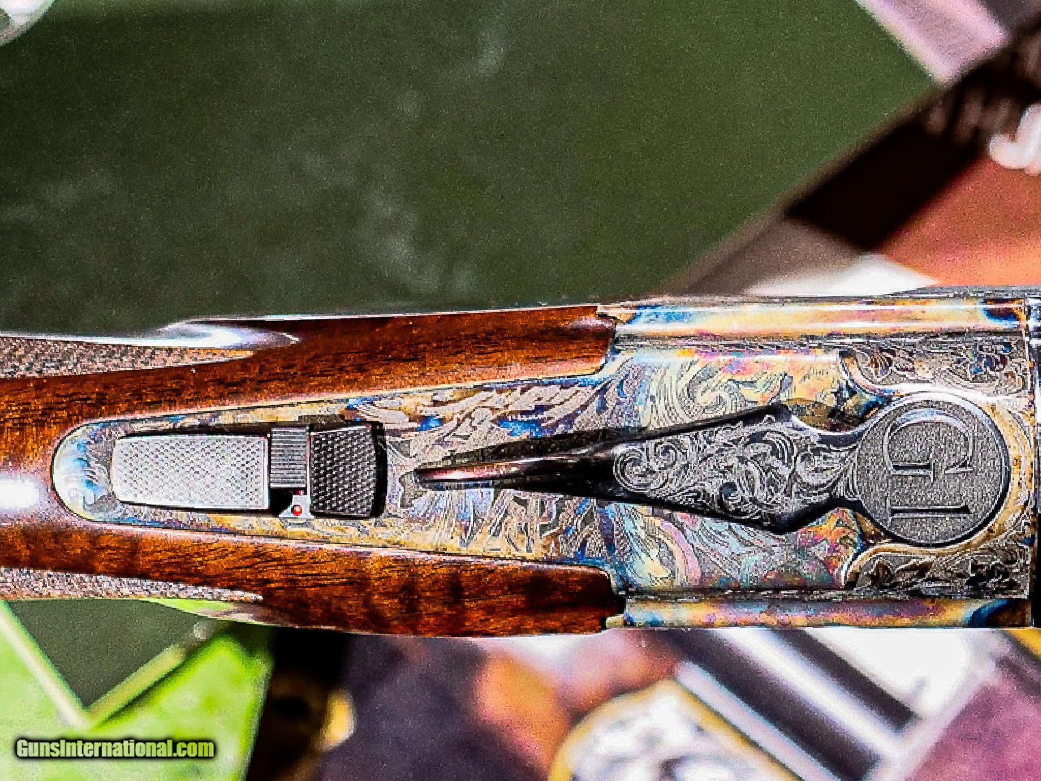 CSMC - G1 Deluxe, O/U, Ornamental Scroll w/Case Colored Finish, 12ga ...