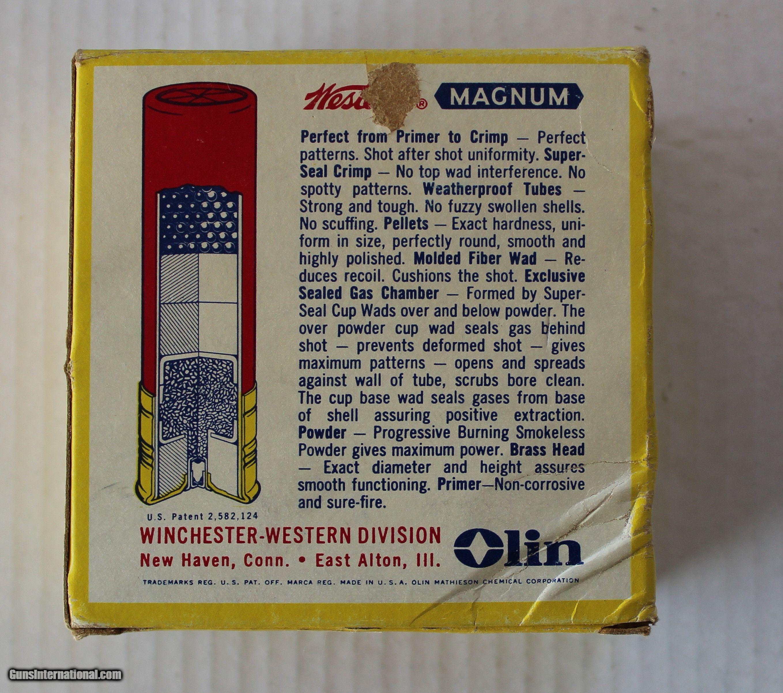 Mammoth Box of Western Super X Magnum 3 1/2 Inch 10 Gauge Paper Shells ...