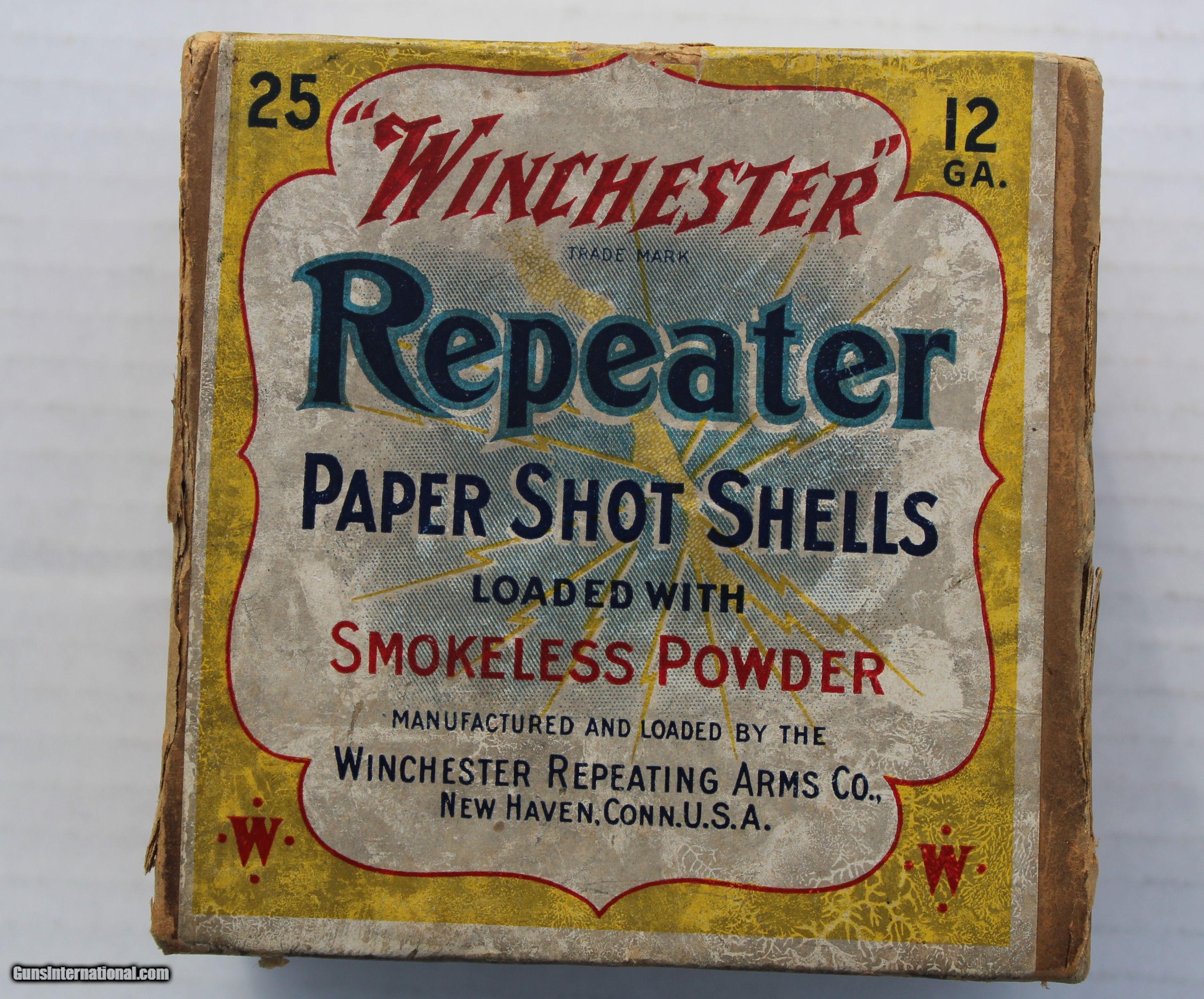 Two Piece Winchester Repeater Lightning Box with Devil's Tail Full ...