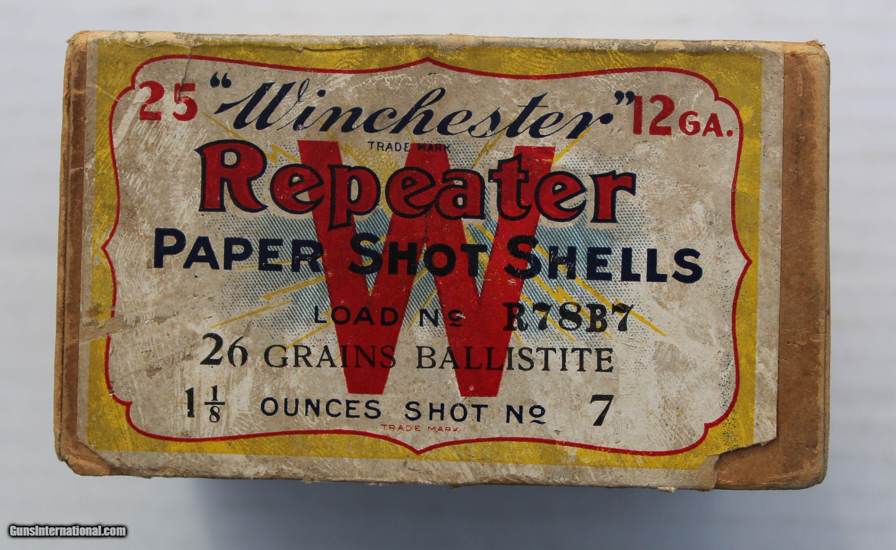 Two Piece Winchester Repeater Lightning Box with Devil's Tail Full ...