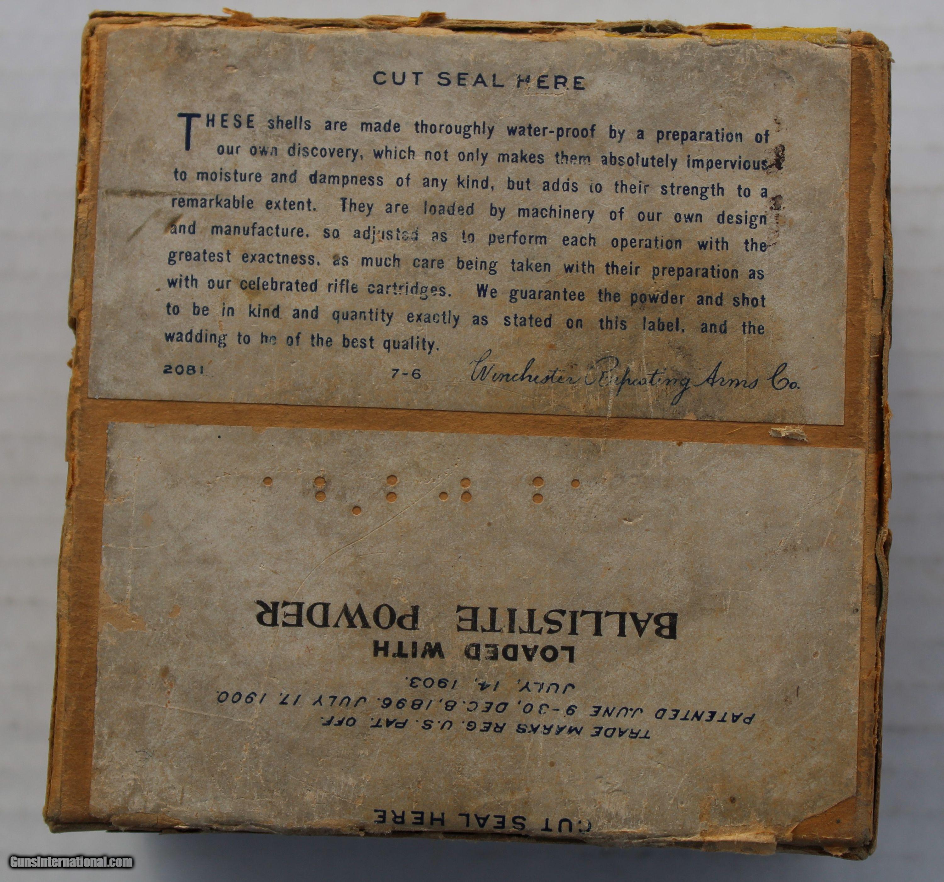 Two Piece Winchester Repeater Lightning Box with Devil's Tail Full ...