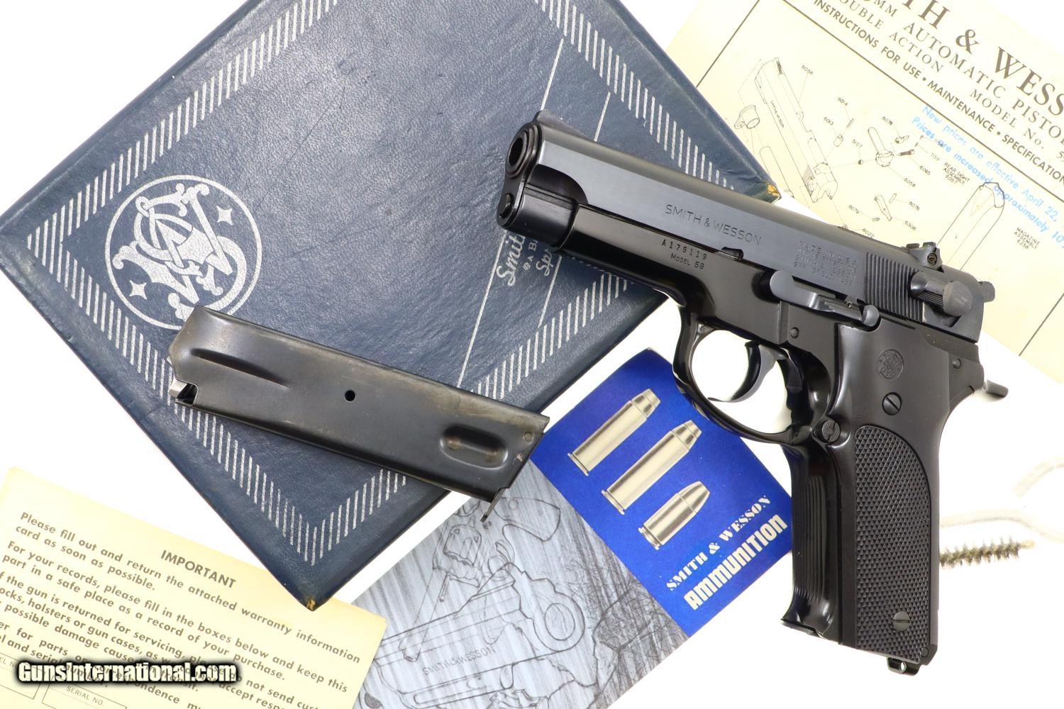 S&W, Model 59, Early Production, Near NIB with Spare Magazine ...