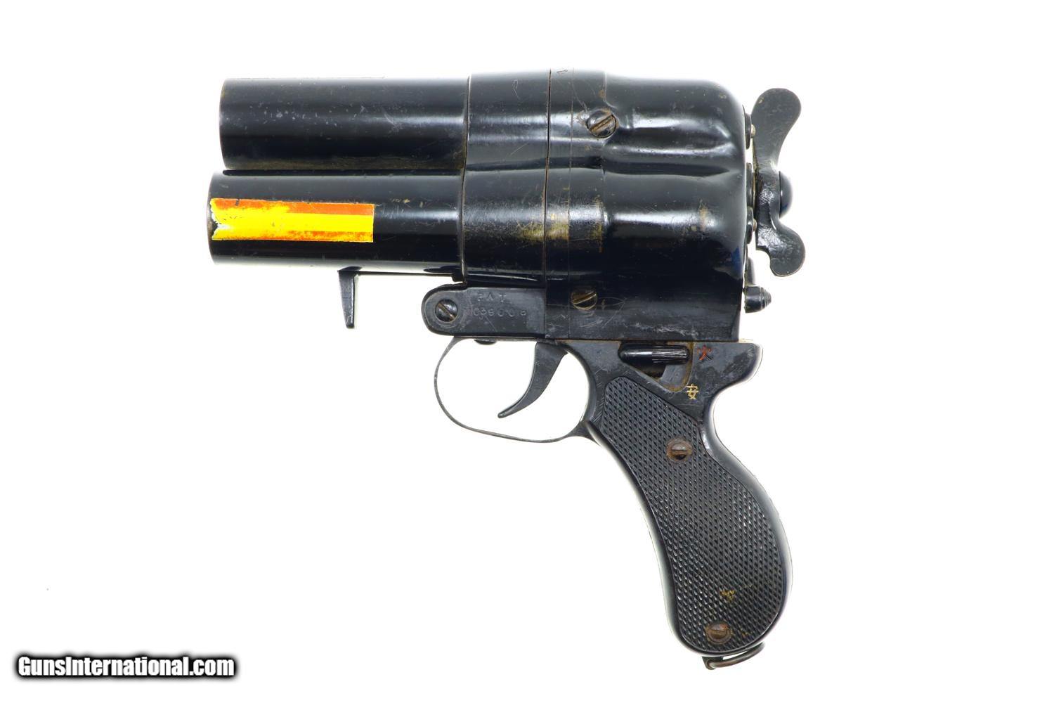 Japanese, Navy, Kabaya, Type 90, Triple Barrel Flare Gun, 3419, F-102