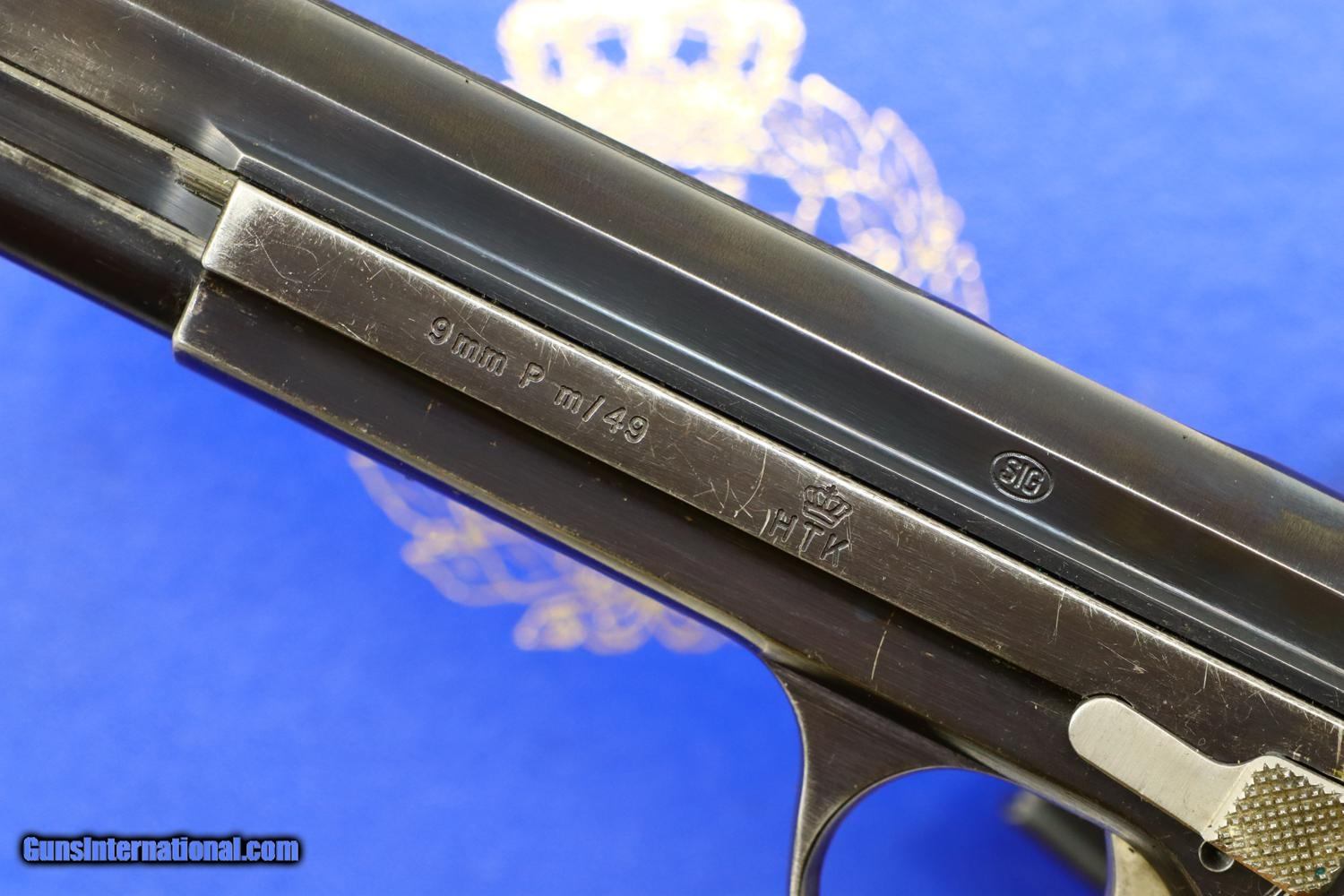 SIG M49, Danish Military, High Polish, Matching Box, 8684, I-1197