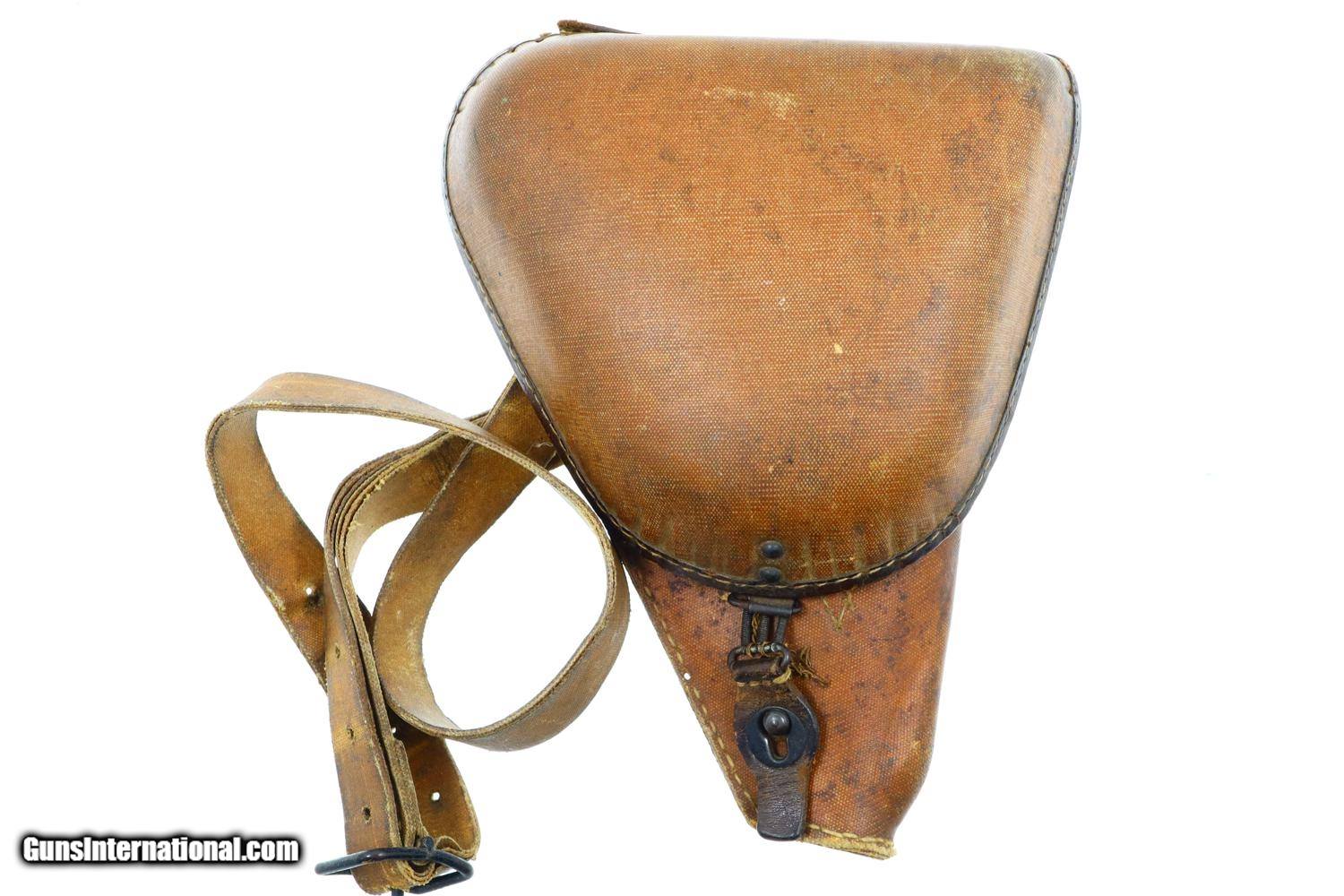 Japanese, Type 14 Nambu, Late War, Rubberized Holster, Strap, X-280