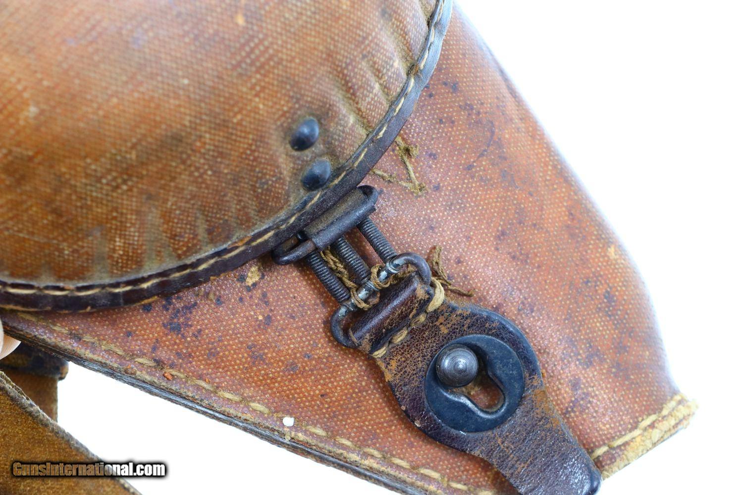 Japanese, Type 14 Nambu, Late War, Rubberized Holster, Strap, X-280