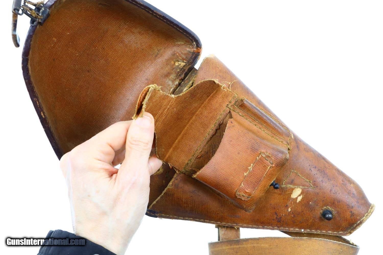 Japanese, Type 14 Nambu, Late War, Rubberized Holster, Strap, X-280