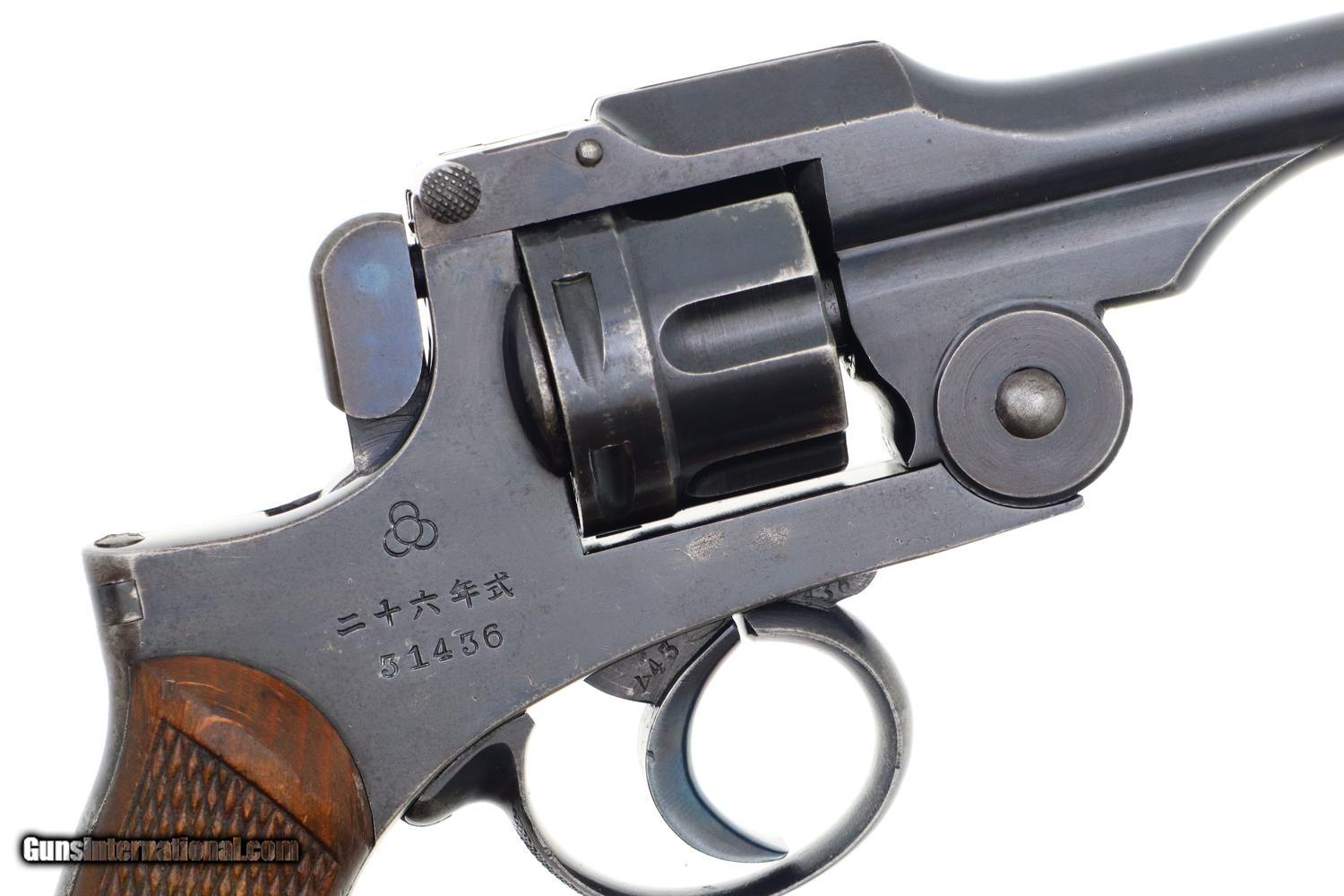 Attractive, Japanese Military Type 26 Revolver, Original Finish ...