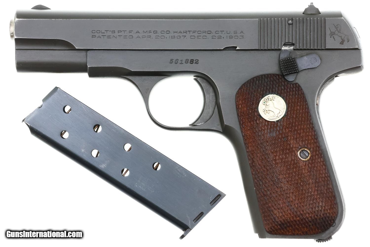 Colt 1903 Hammerless "U.S. PROPERTY" Pistol, 561882, FB02135 for sale