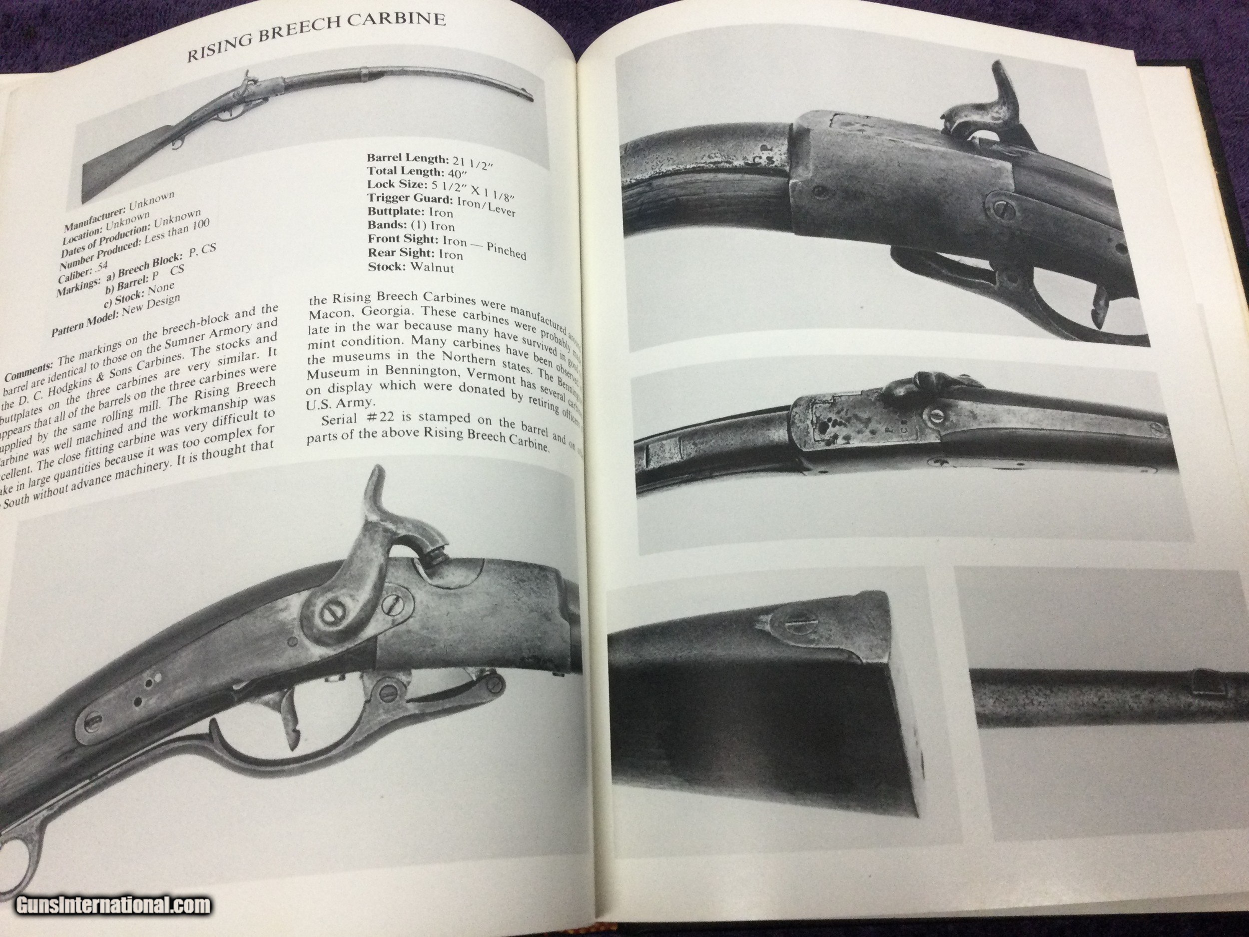 Confederate Long Arms and Pistols, A Pictorial Study, First (and ...