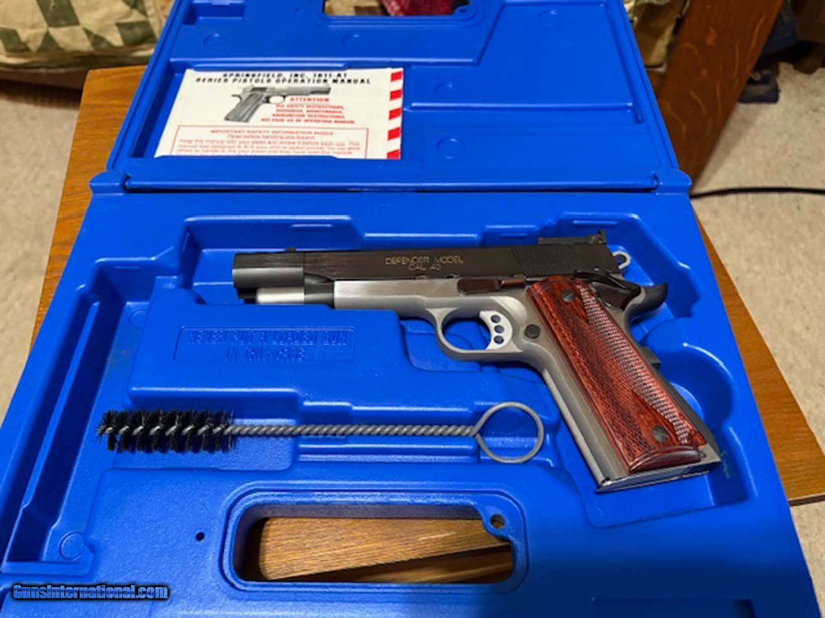 Springfield Armory Brand New Defender Model Cal 45 With Extended Barrel ...
