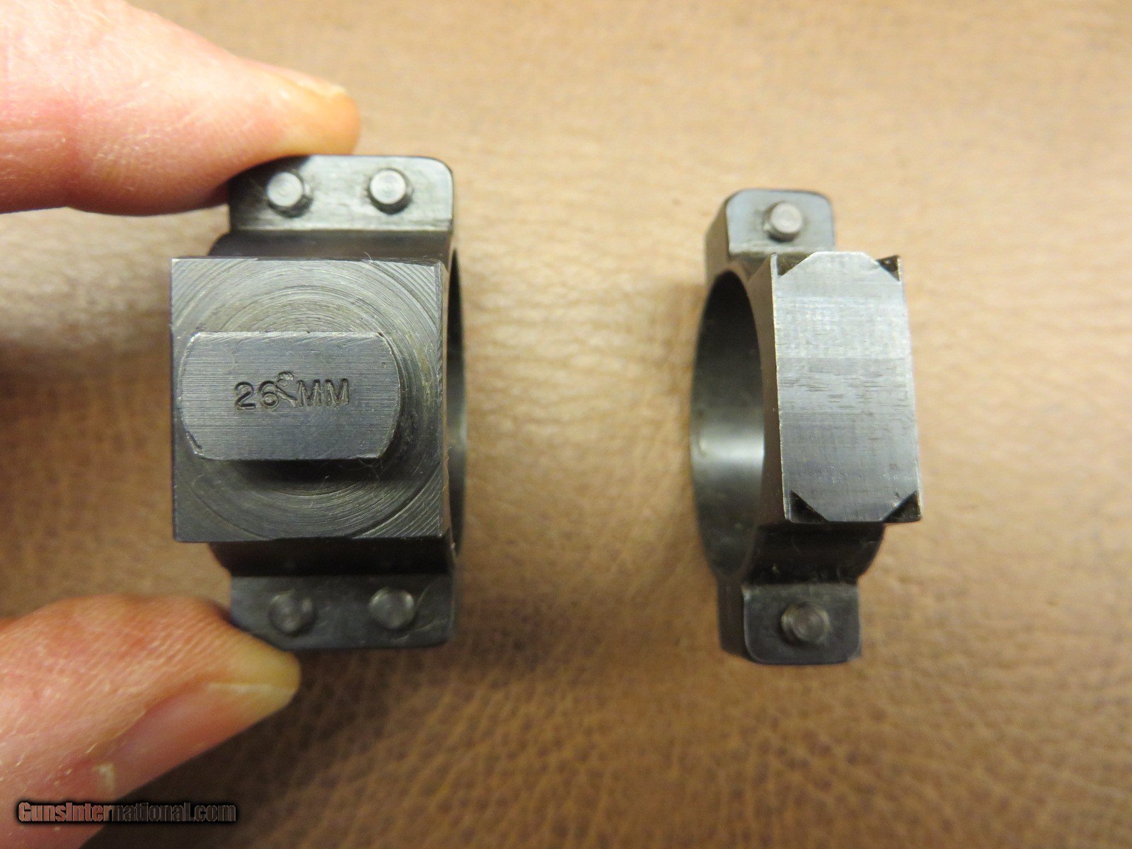 Vintage Redfield 26MM Scope Mounting Rings