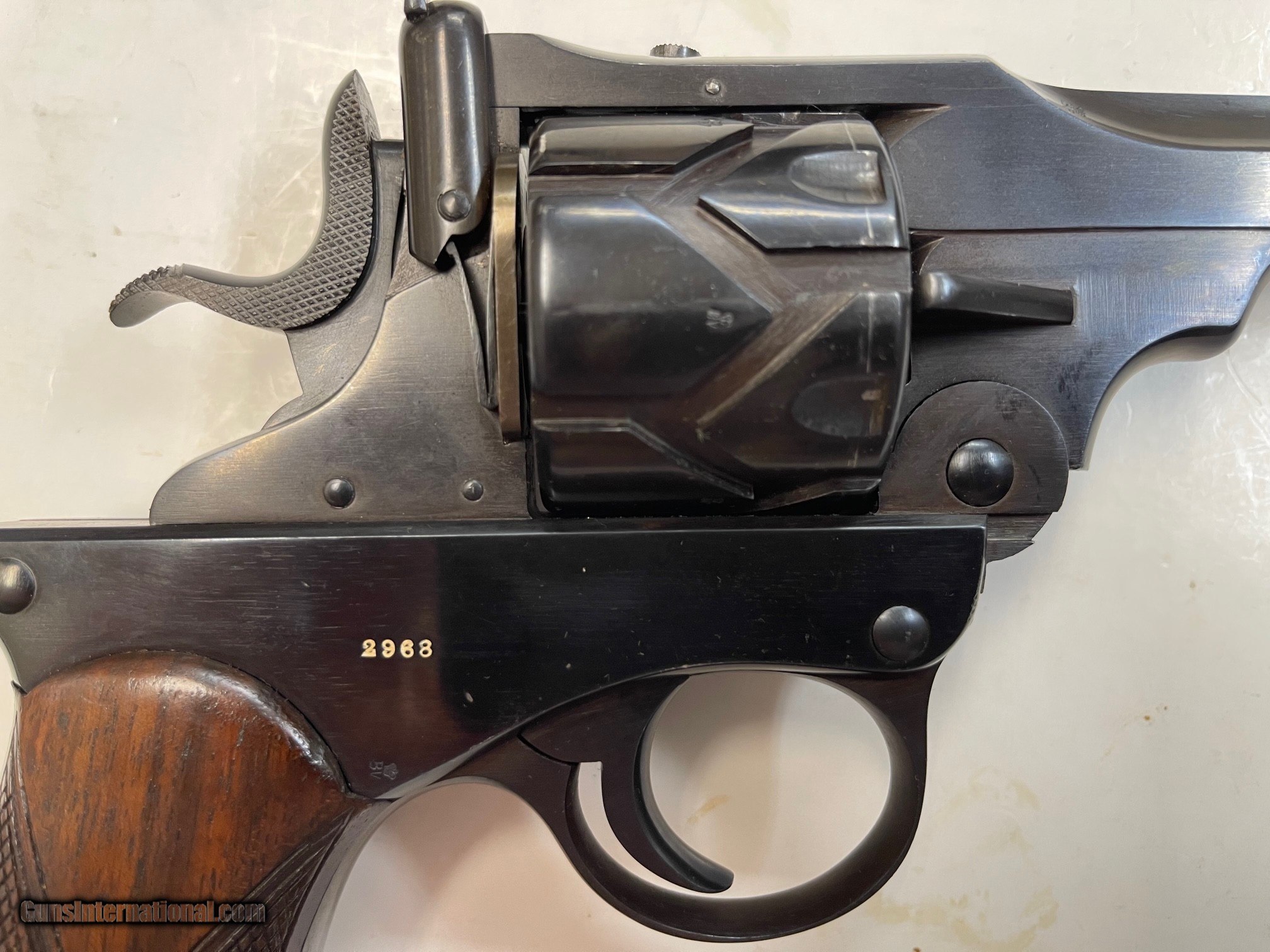 Webley Fosbery .455 Cordite with 6" Barrel and Large Frame, Target Model