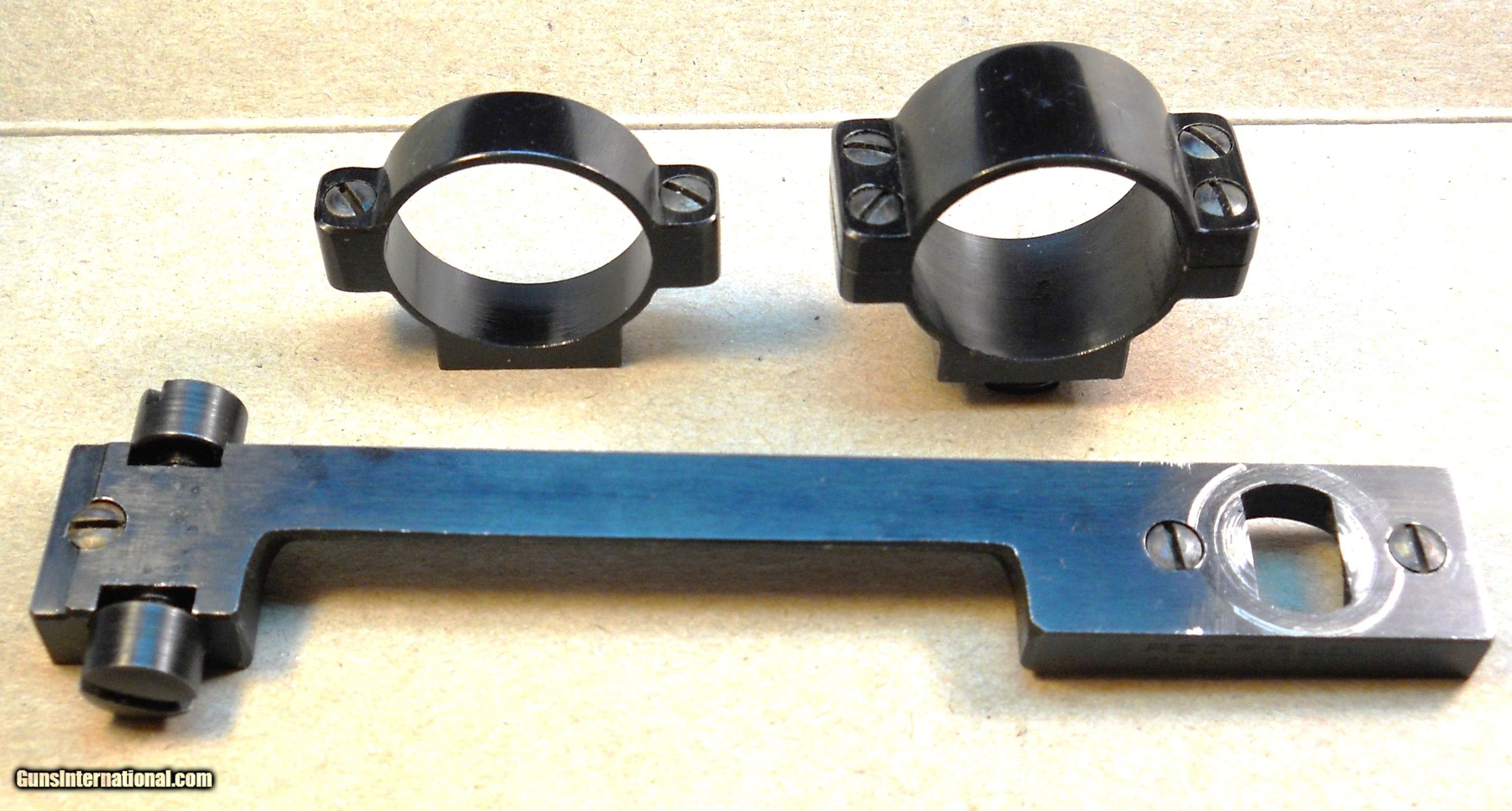 Vintage Redfield Scope Mount Rings and Base assembly for Pre-64 ...