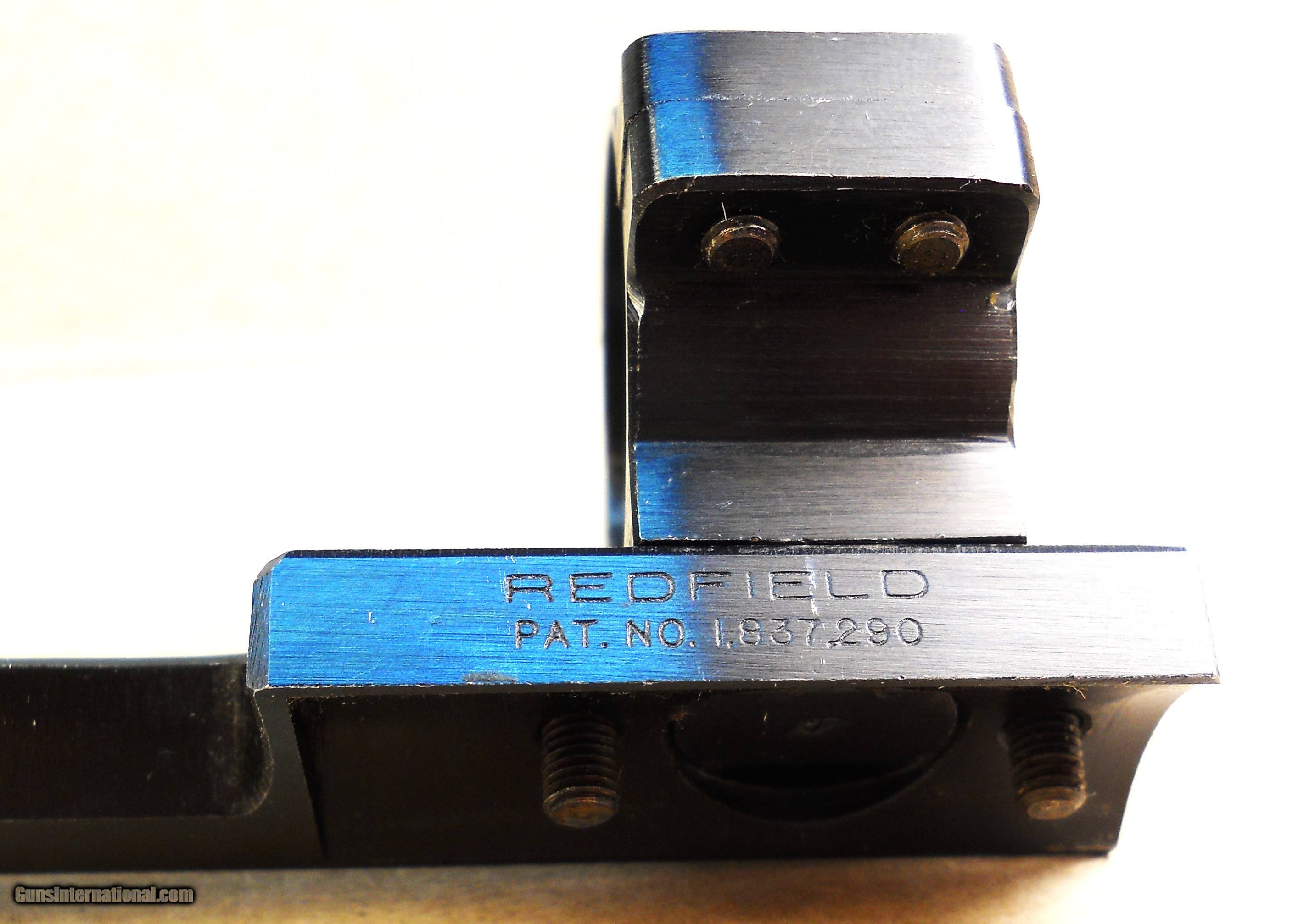 Vintage Redfield Scope Mount Rings and Base assembly for Pre-64 ...