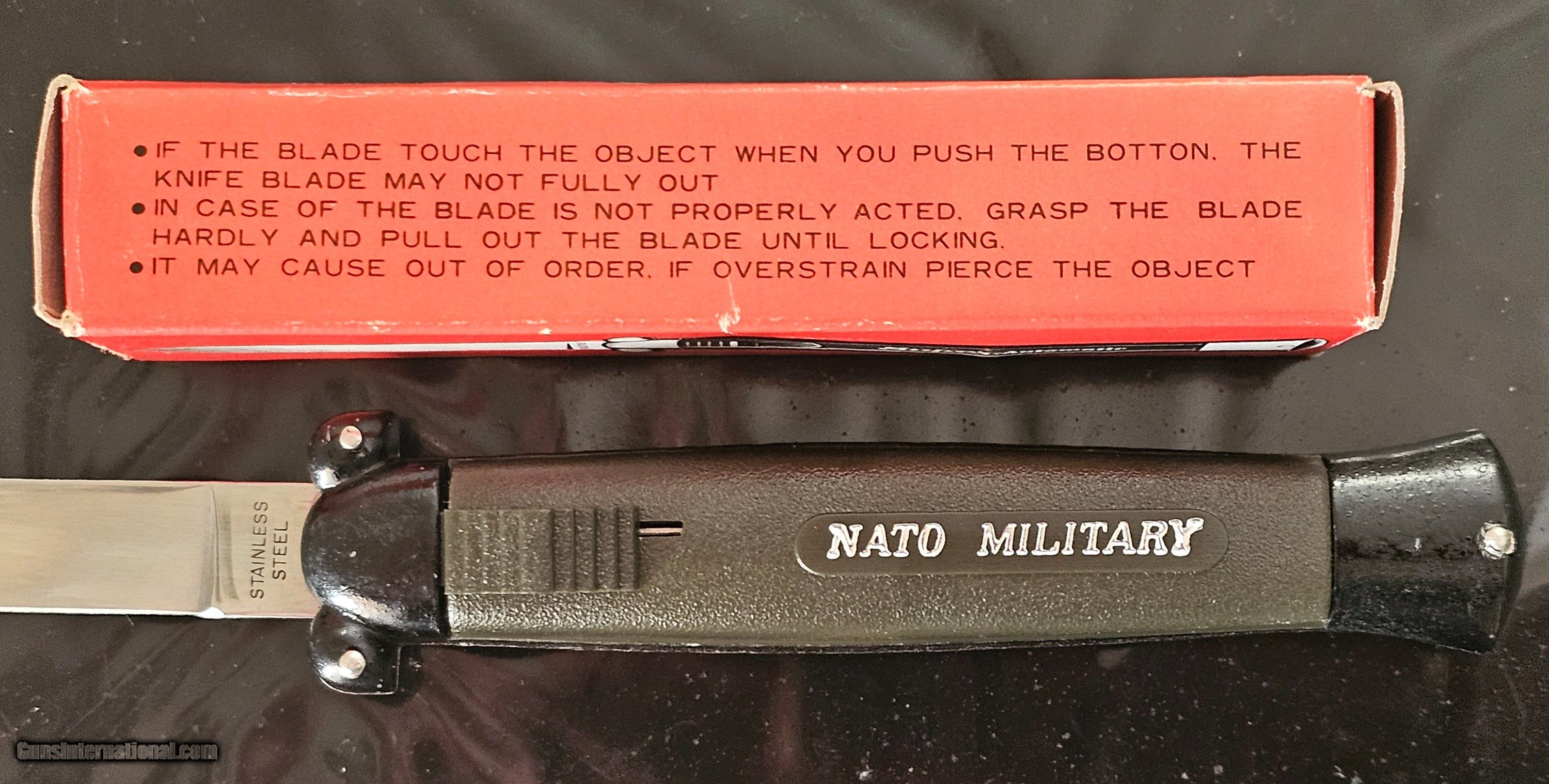 VINTAGE OTF DOUBLE ACTION SPRINGER KNIVES BELL SUPER-AUTOMATIC NATO ...