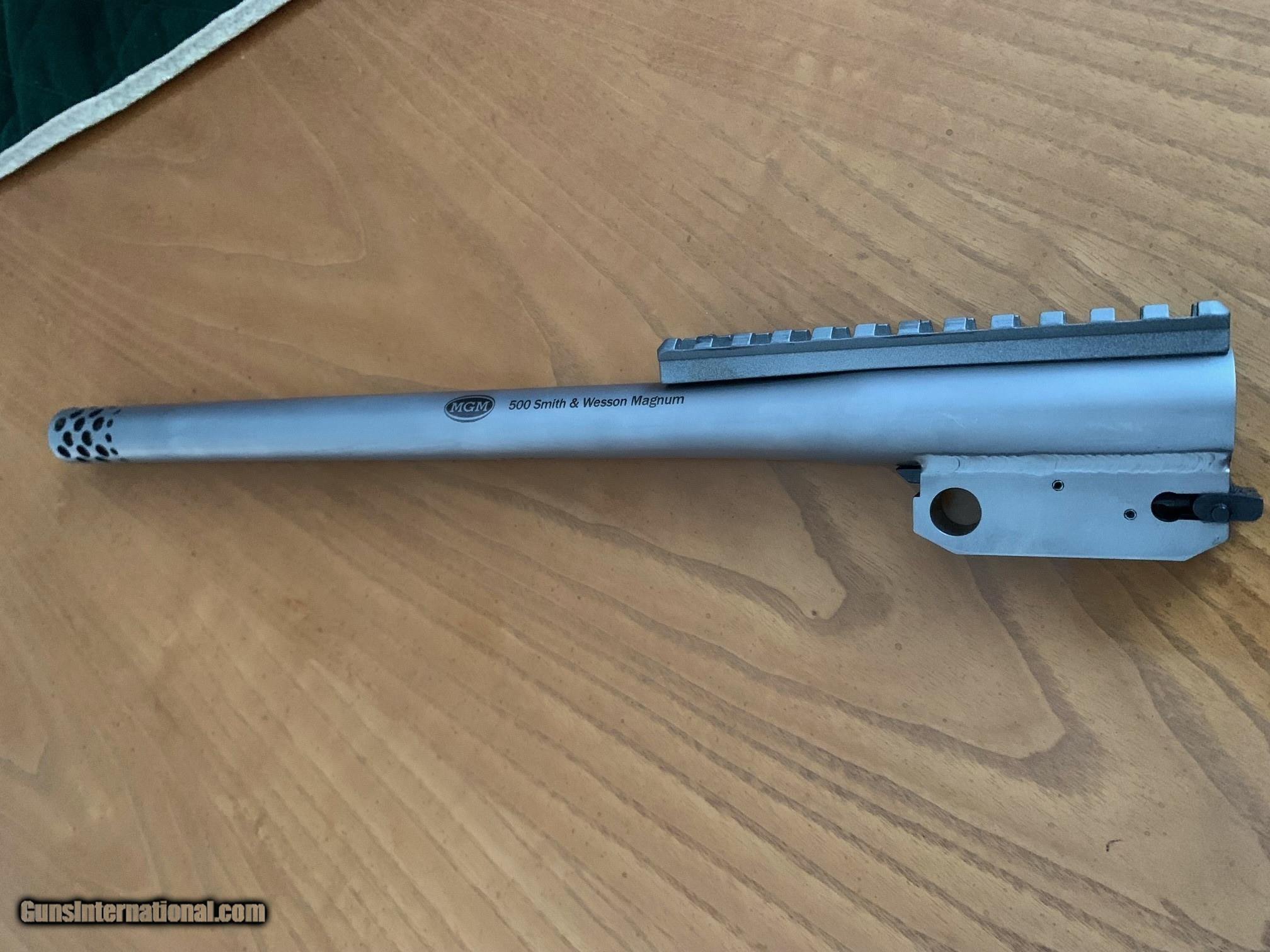 Thompson Center Encore MGM 500 Smith & Wesson Barrel