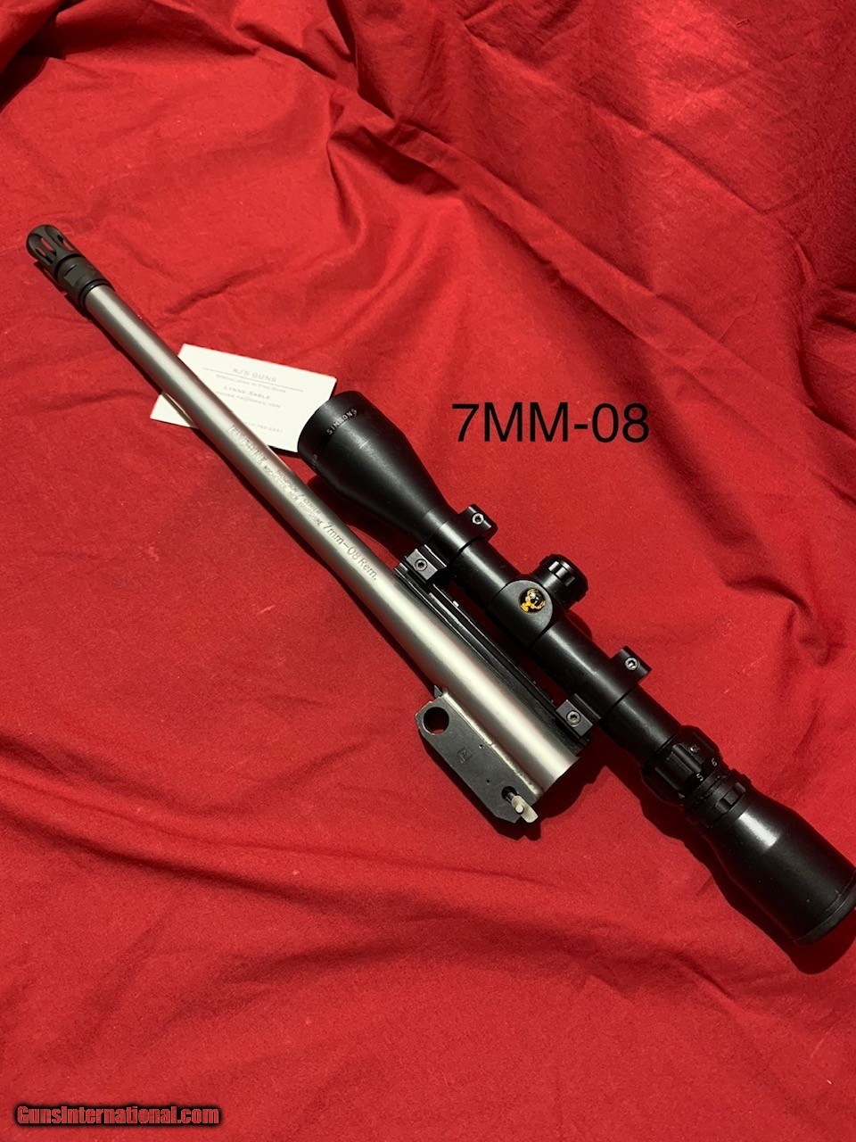 Thompson Center Encore 7MM-08 barrel